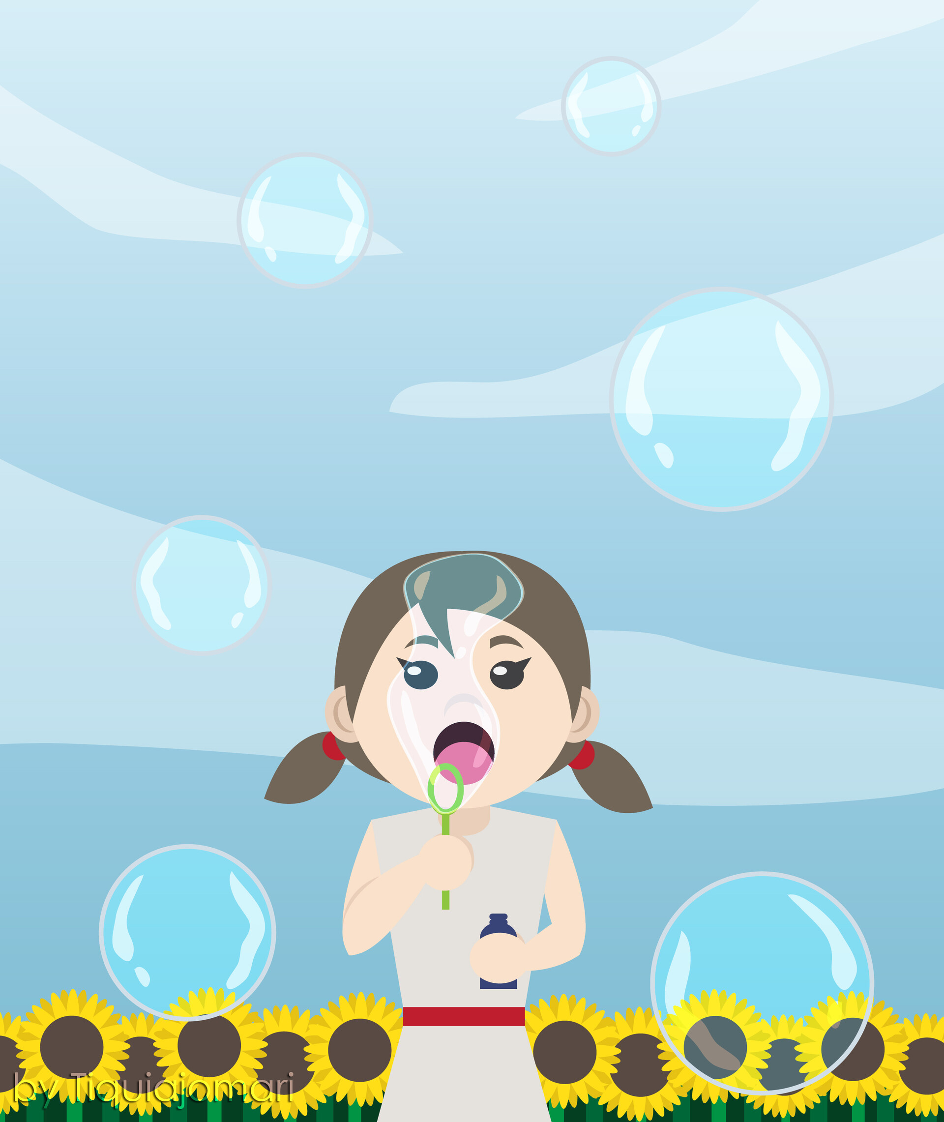 ArtStation - Summer Bubbles