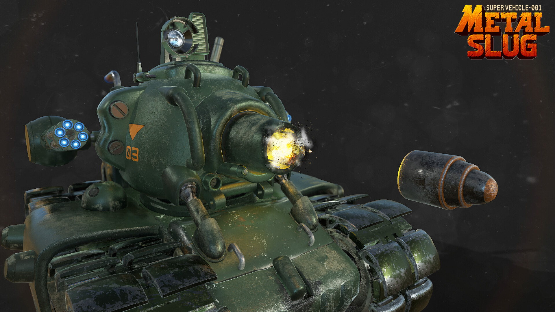ArtStation - Metal Slug - Super Vehicle 003 (Fan Art)