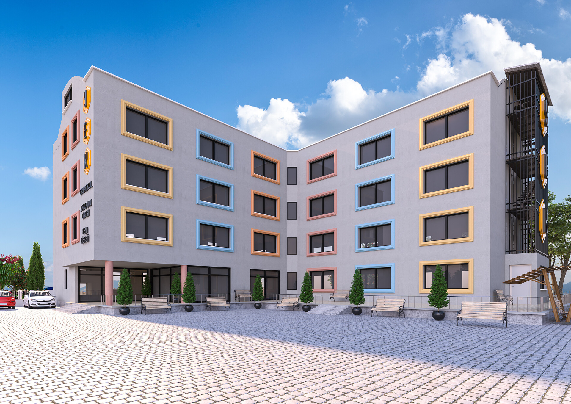 ArtStation - Yek Egitim Okulları / 2017