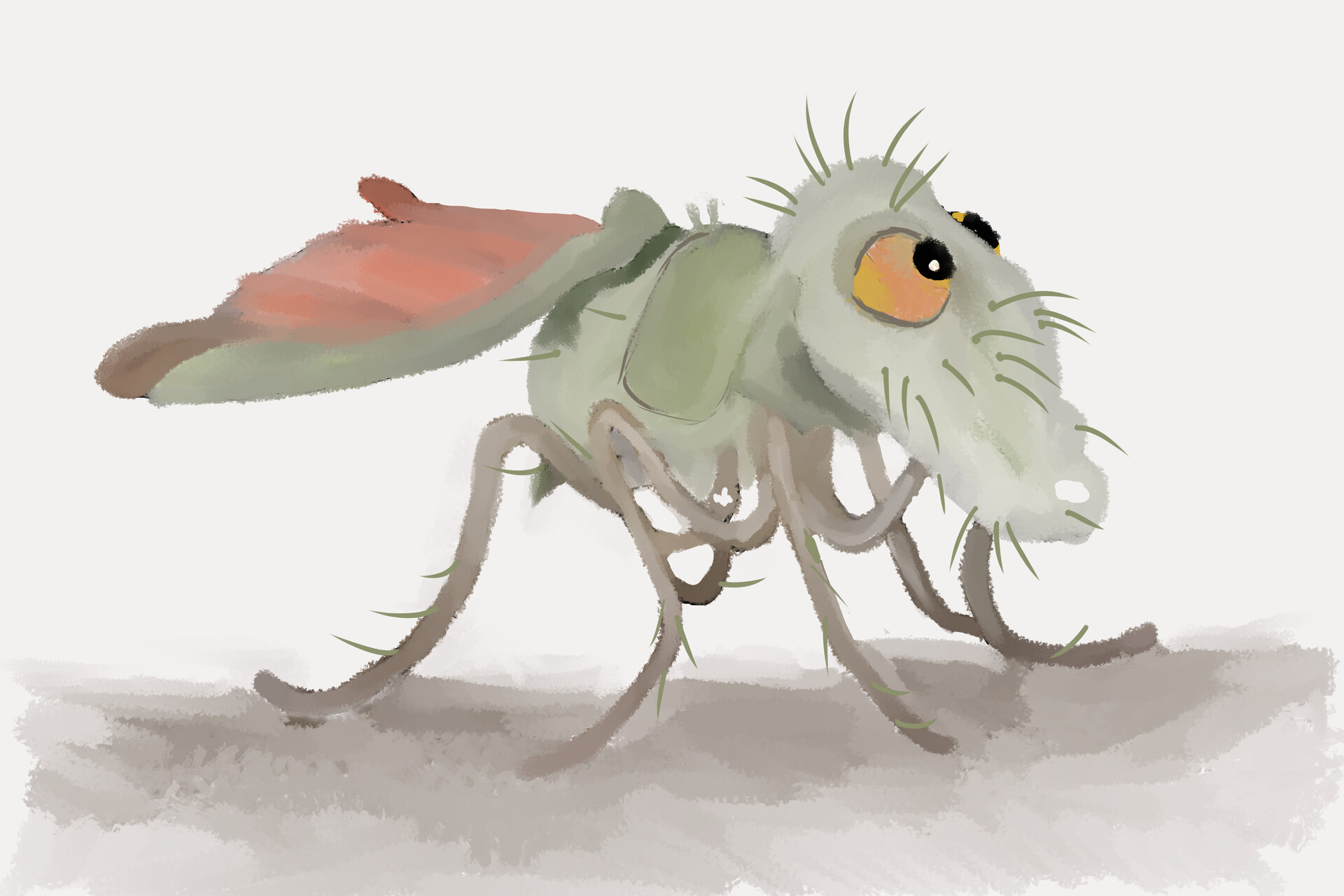 ArtStation - Fly on the wall.