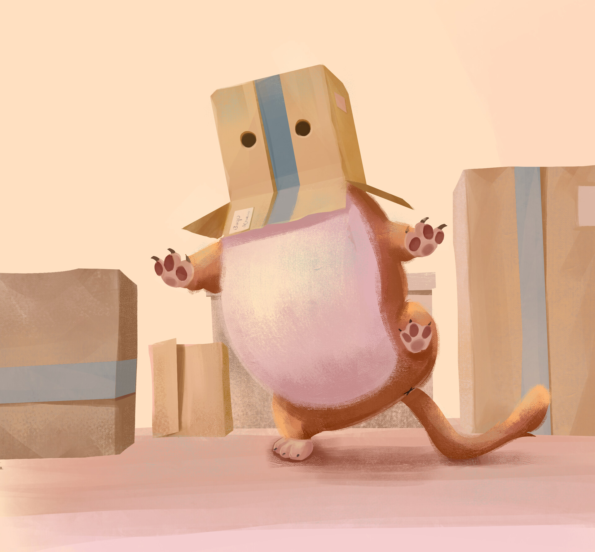 ArtStation - Cat box