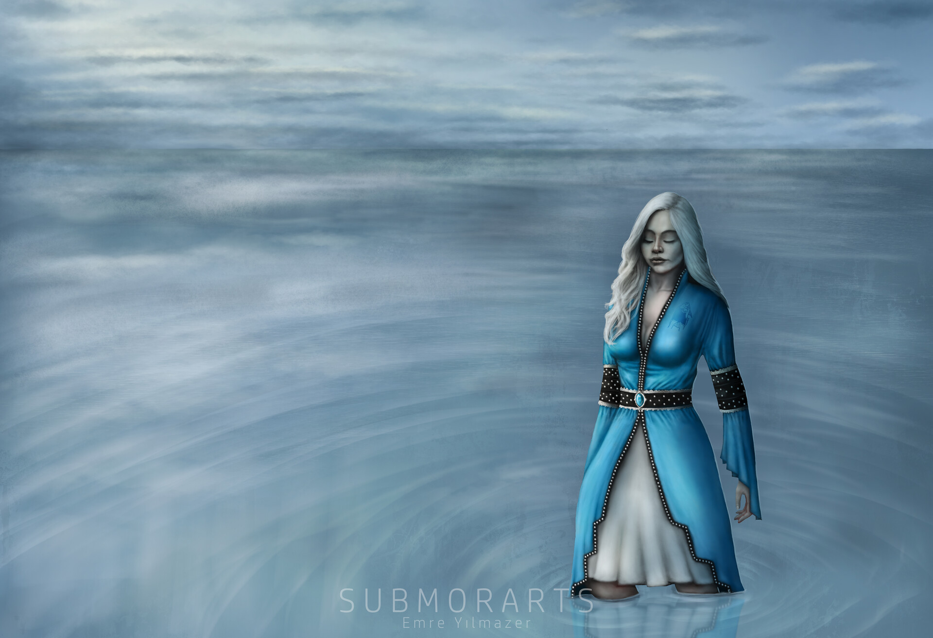 Emre Yılmazer - White Mother The Creator-Goddess of Water