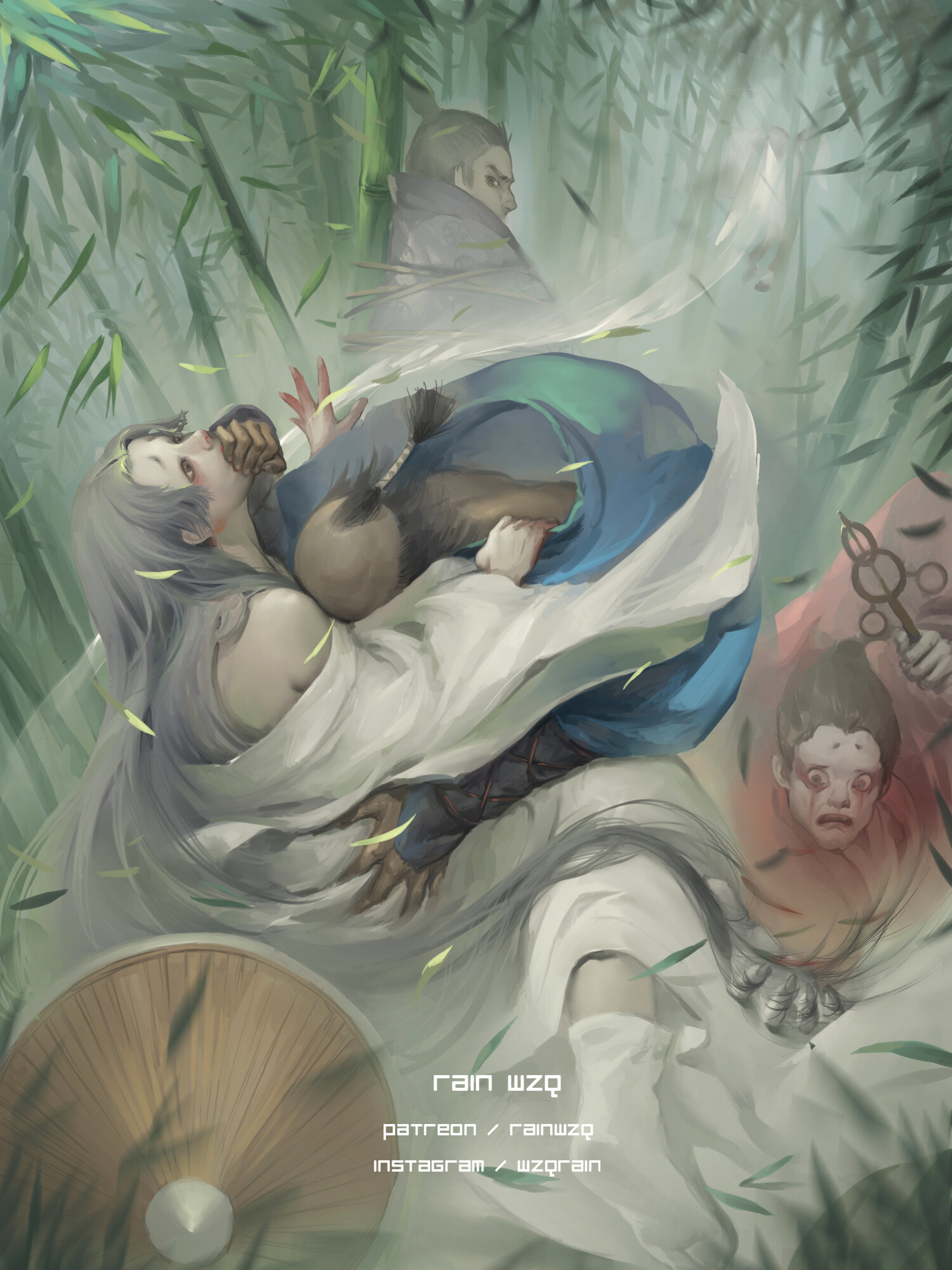 ArtStation - In a Grove/藪の中