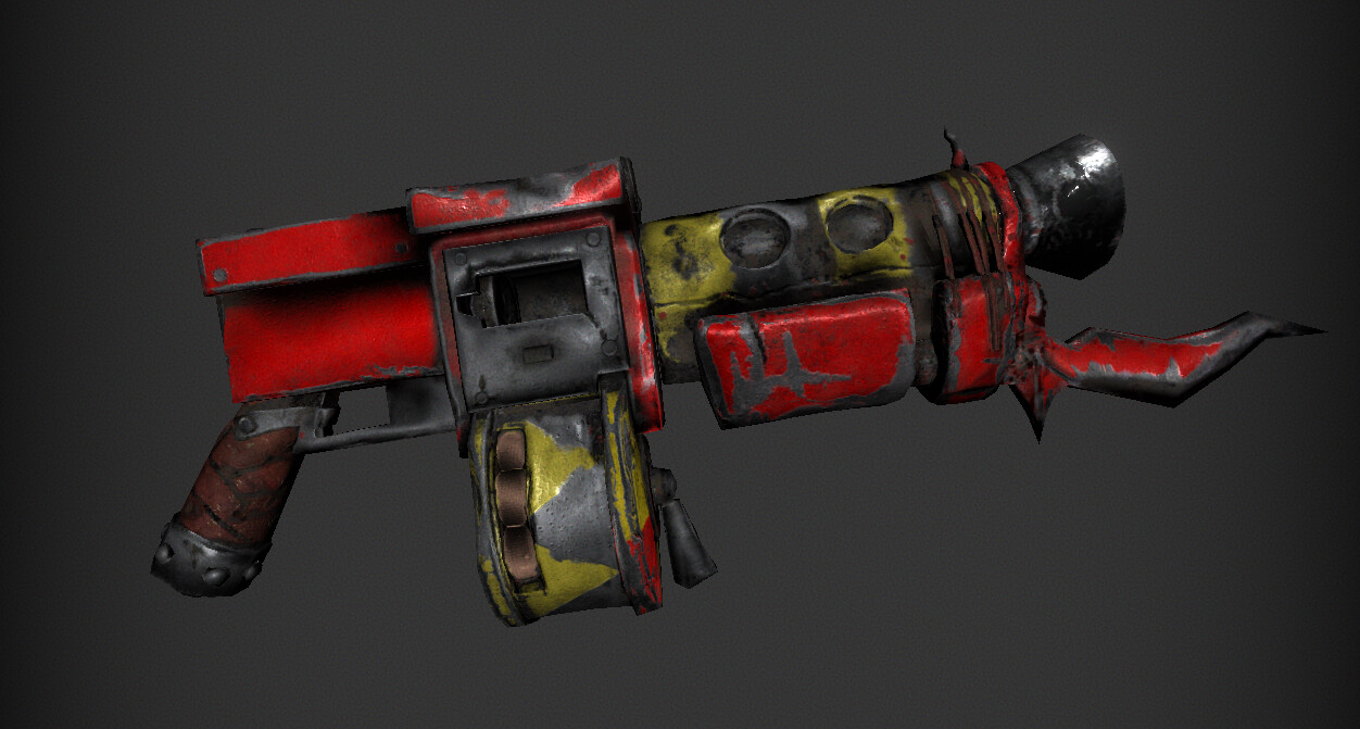 ArtStation - Scifi Brute Gun