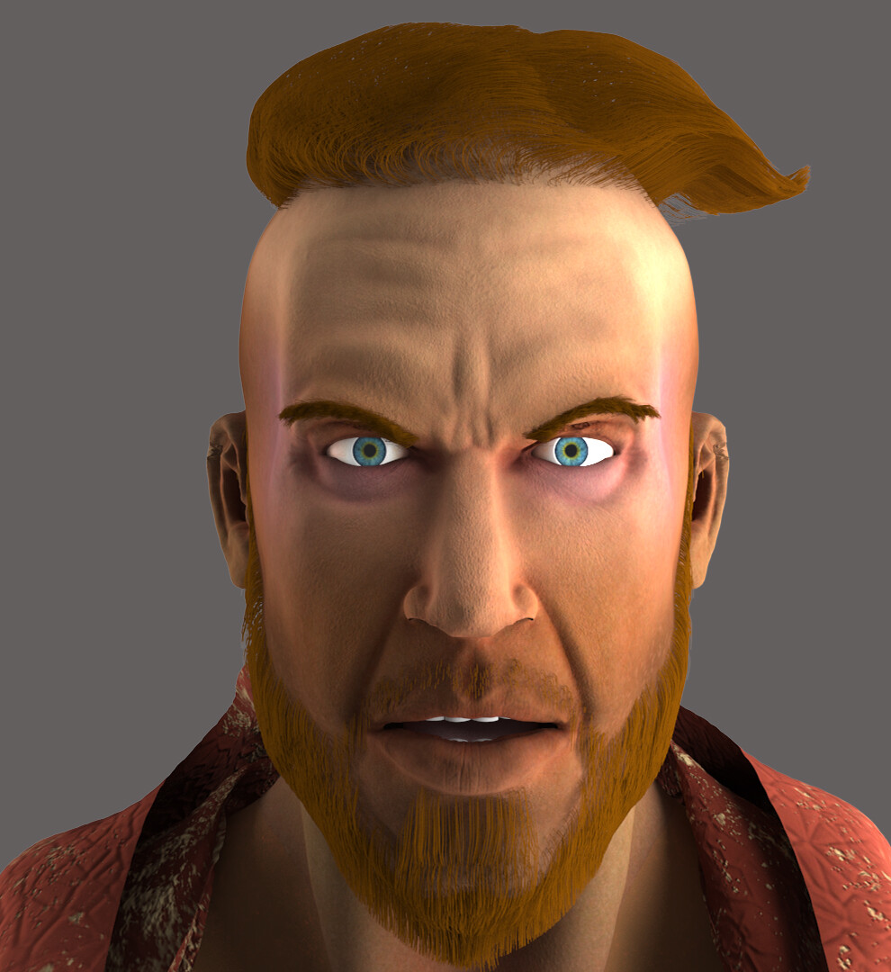 ArtStation - 3D Cinematic Character (Big Man)