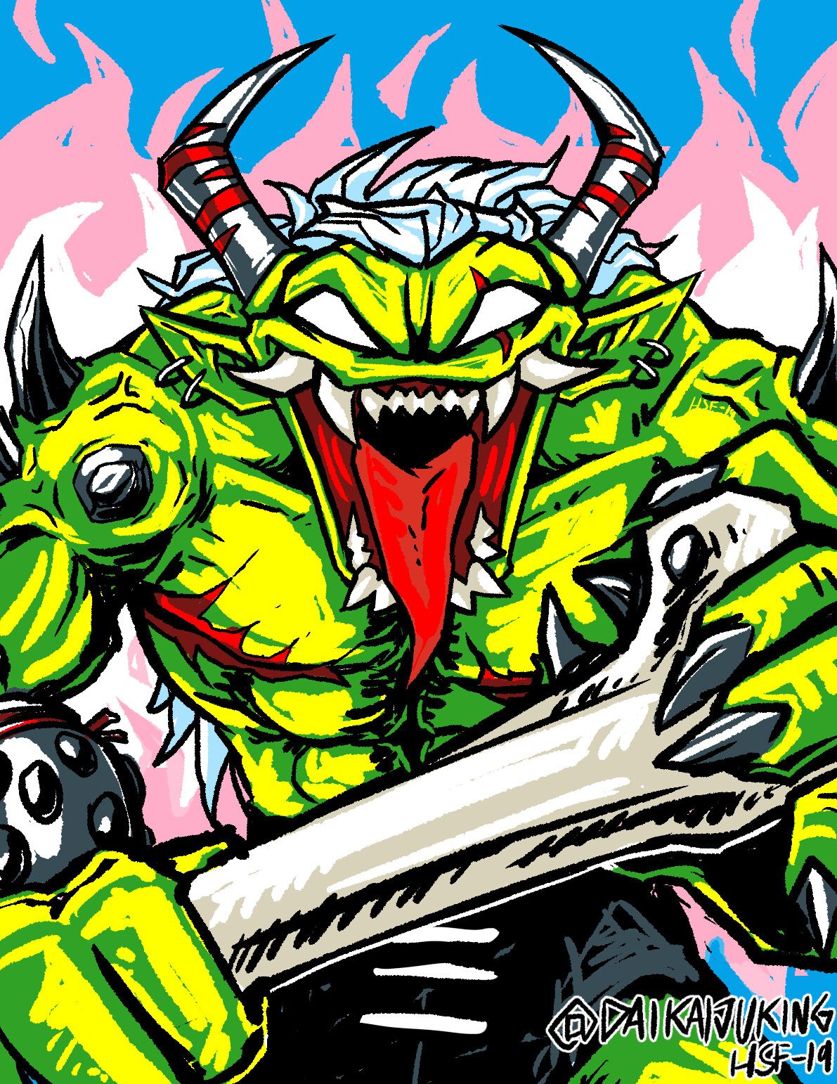 ArtStation - Ogremon - Digimon