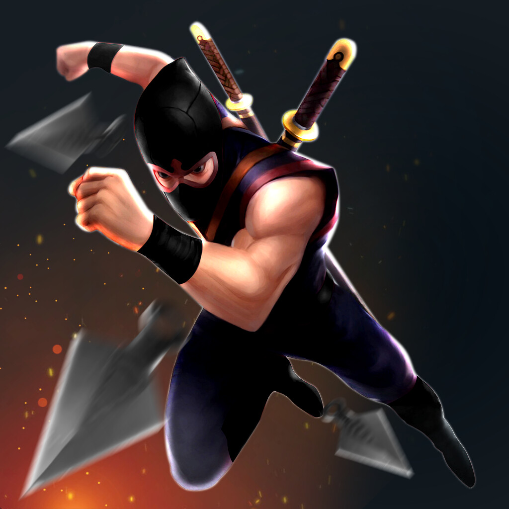 ArtStation - Ninja Game Icon