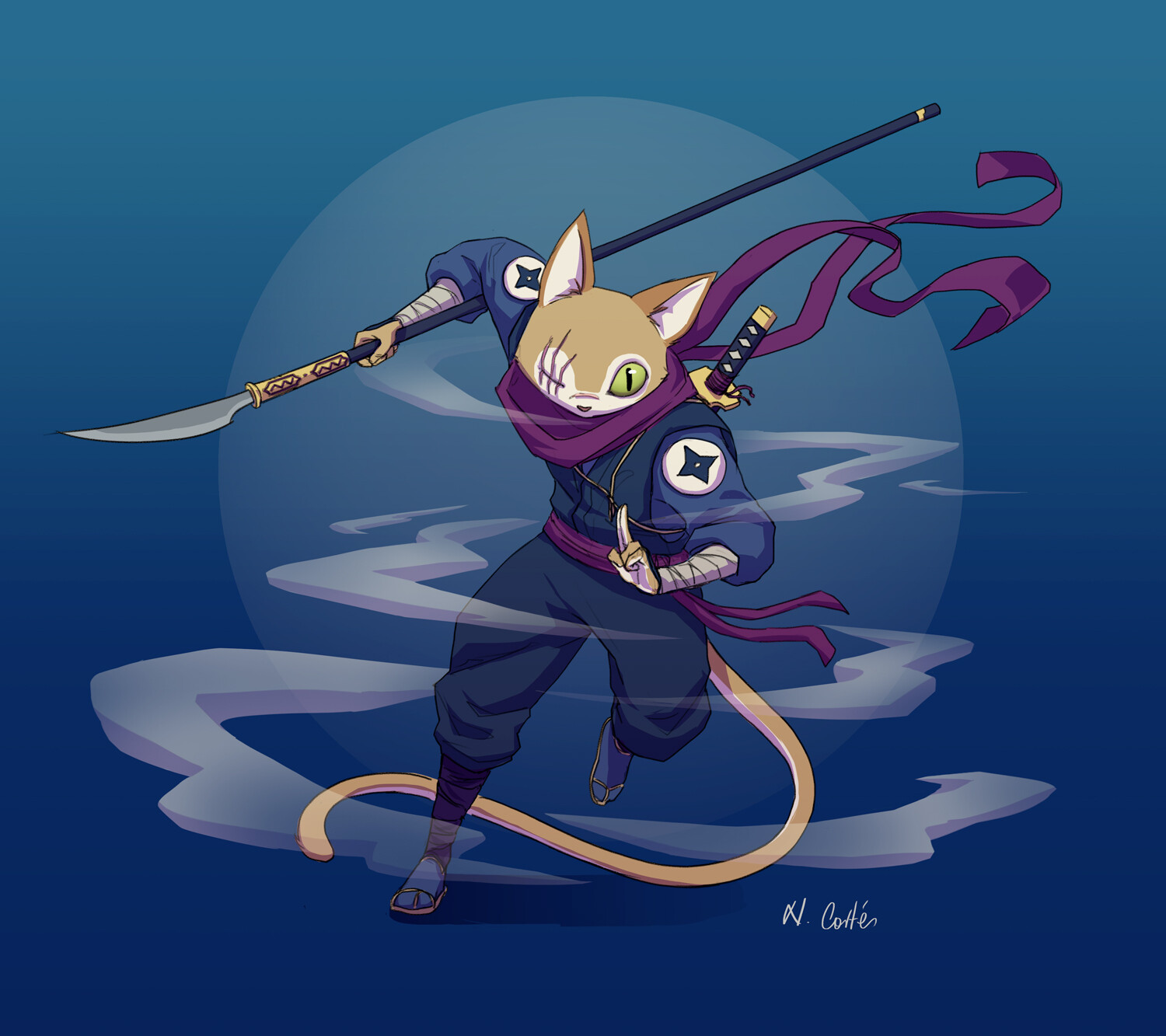 ArtStation - Ninja Cat