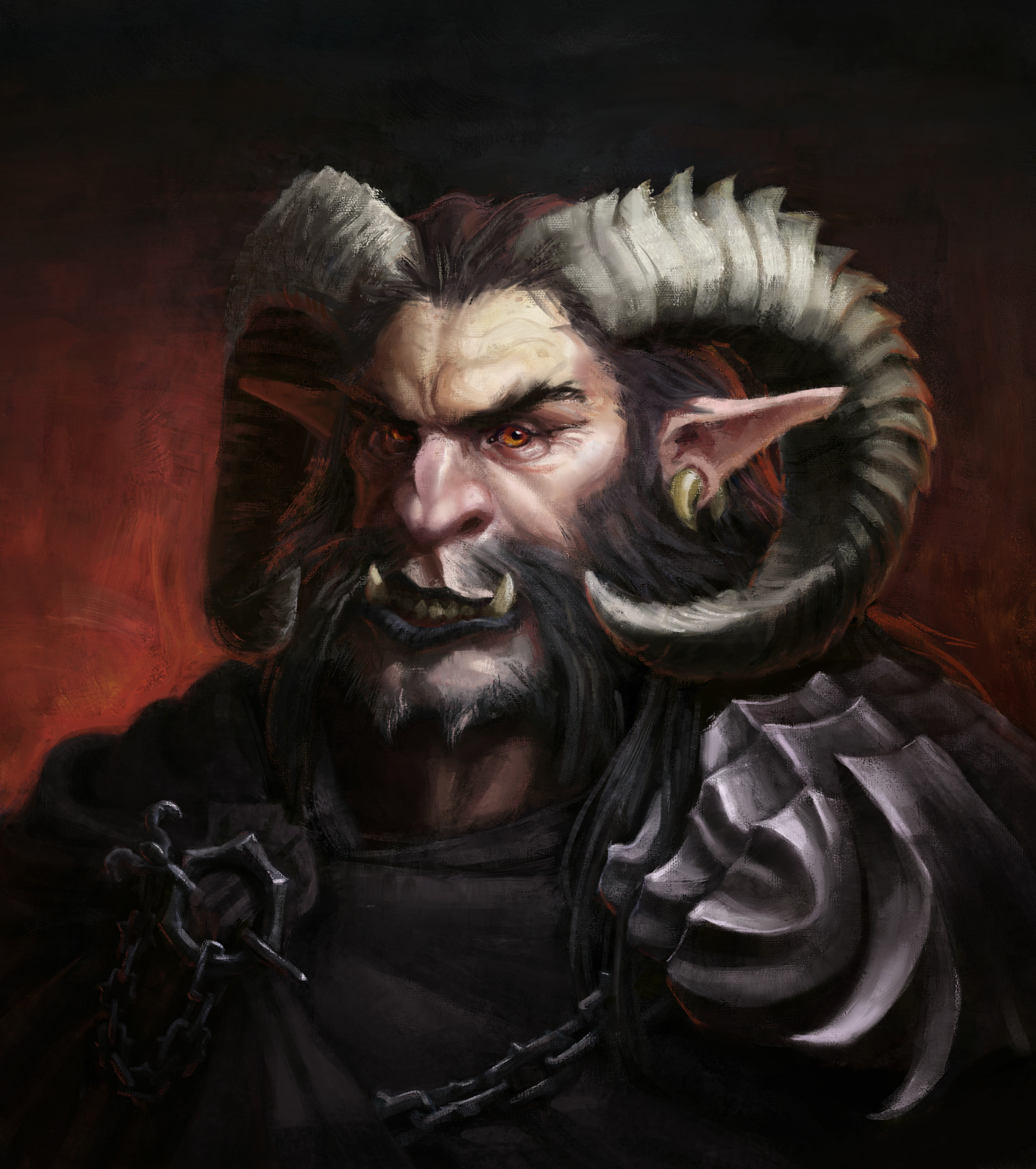 Cambion Lord by David Kovačič (Krasgar) : r/ImaginaryMonsterBoys