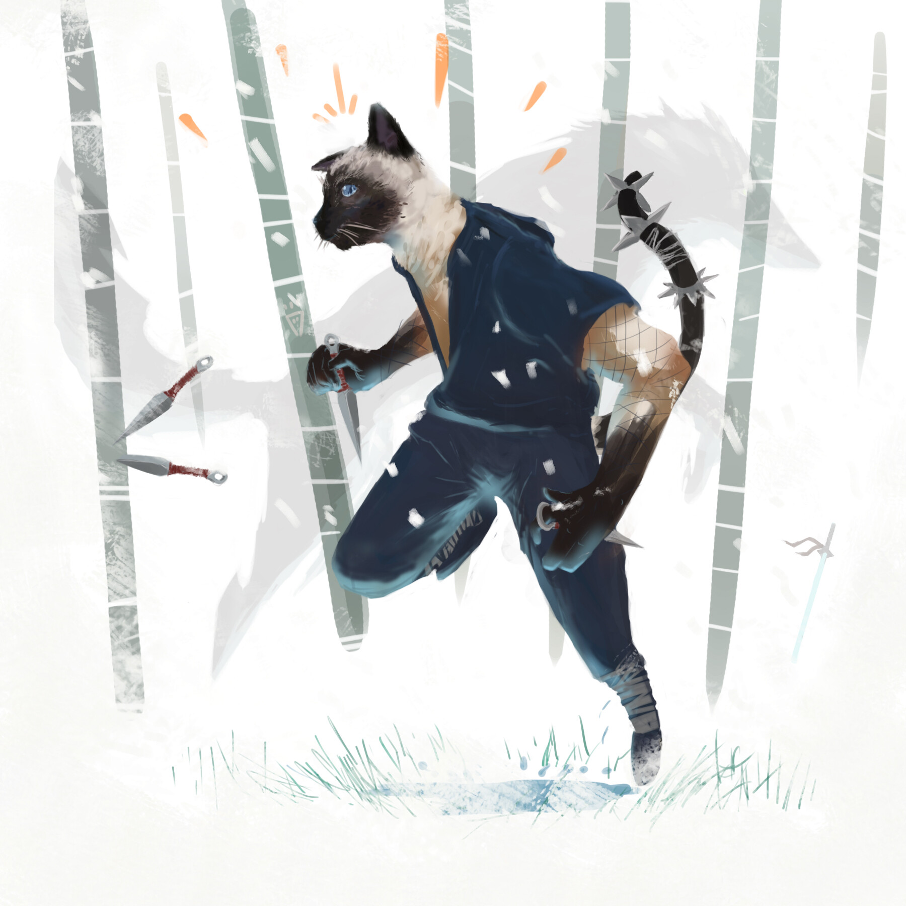 ArtStation - Ninja cat