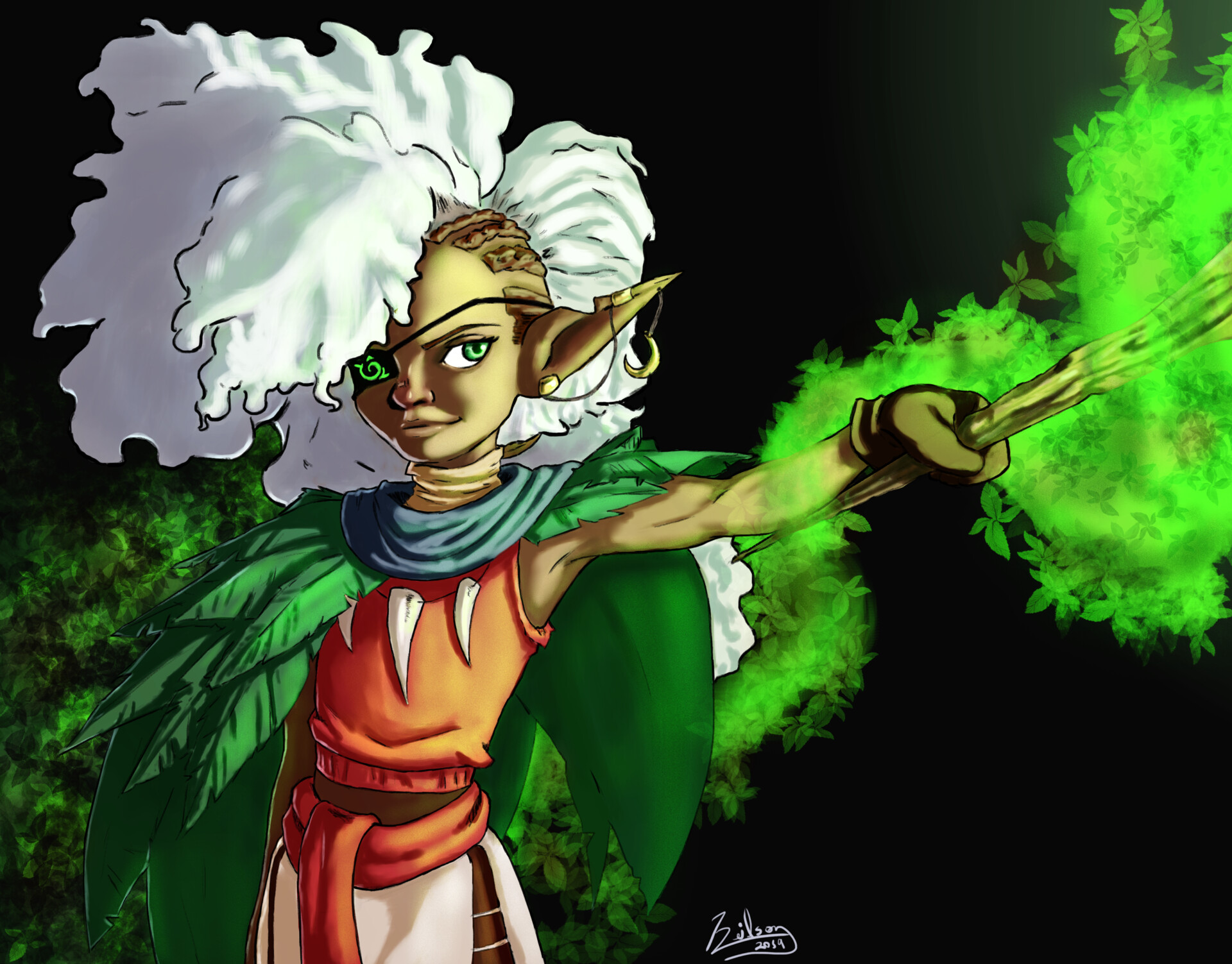 ArtStation - Leaf Mage