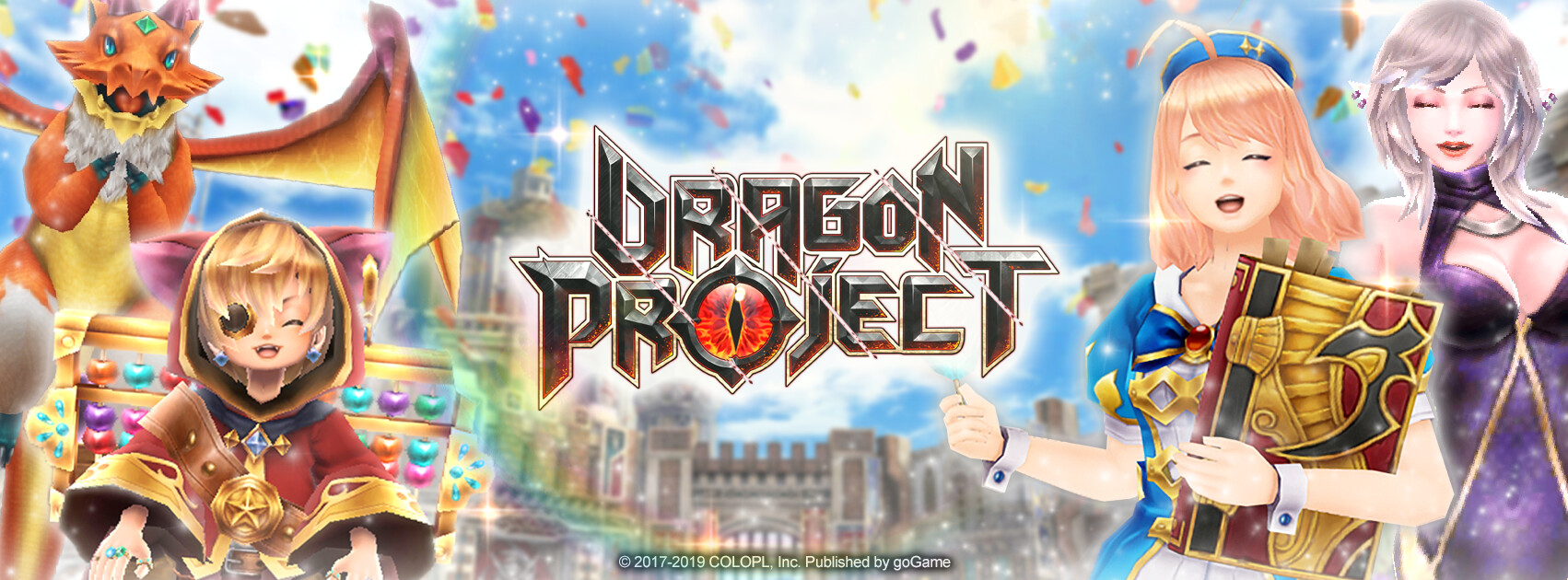 ArtStation - COLOPL - Dragon Project: Official Facebook Cover Photo 2019