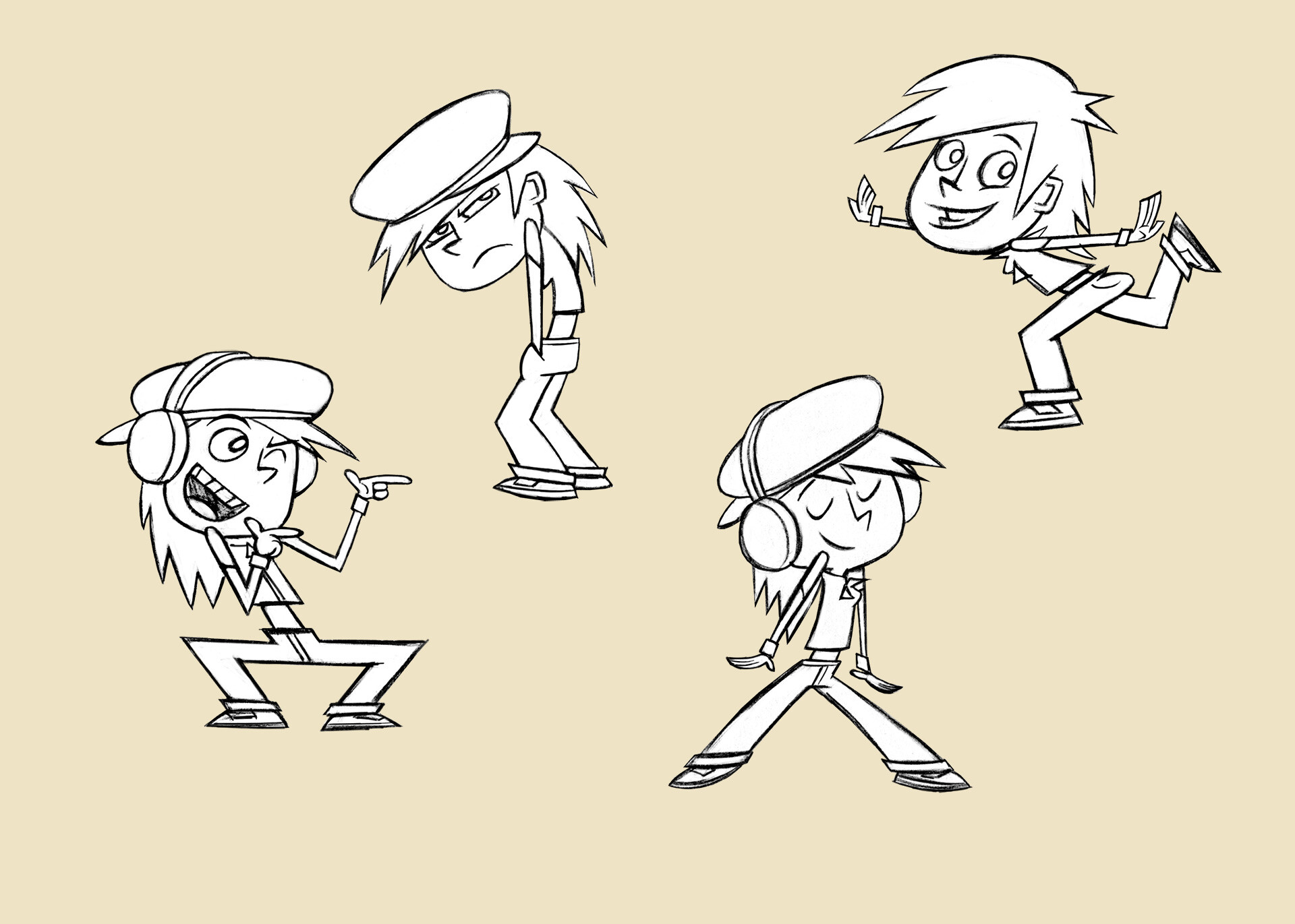 Dan J Foley - Animation - Characters (CJ THE DJ)