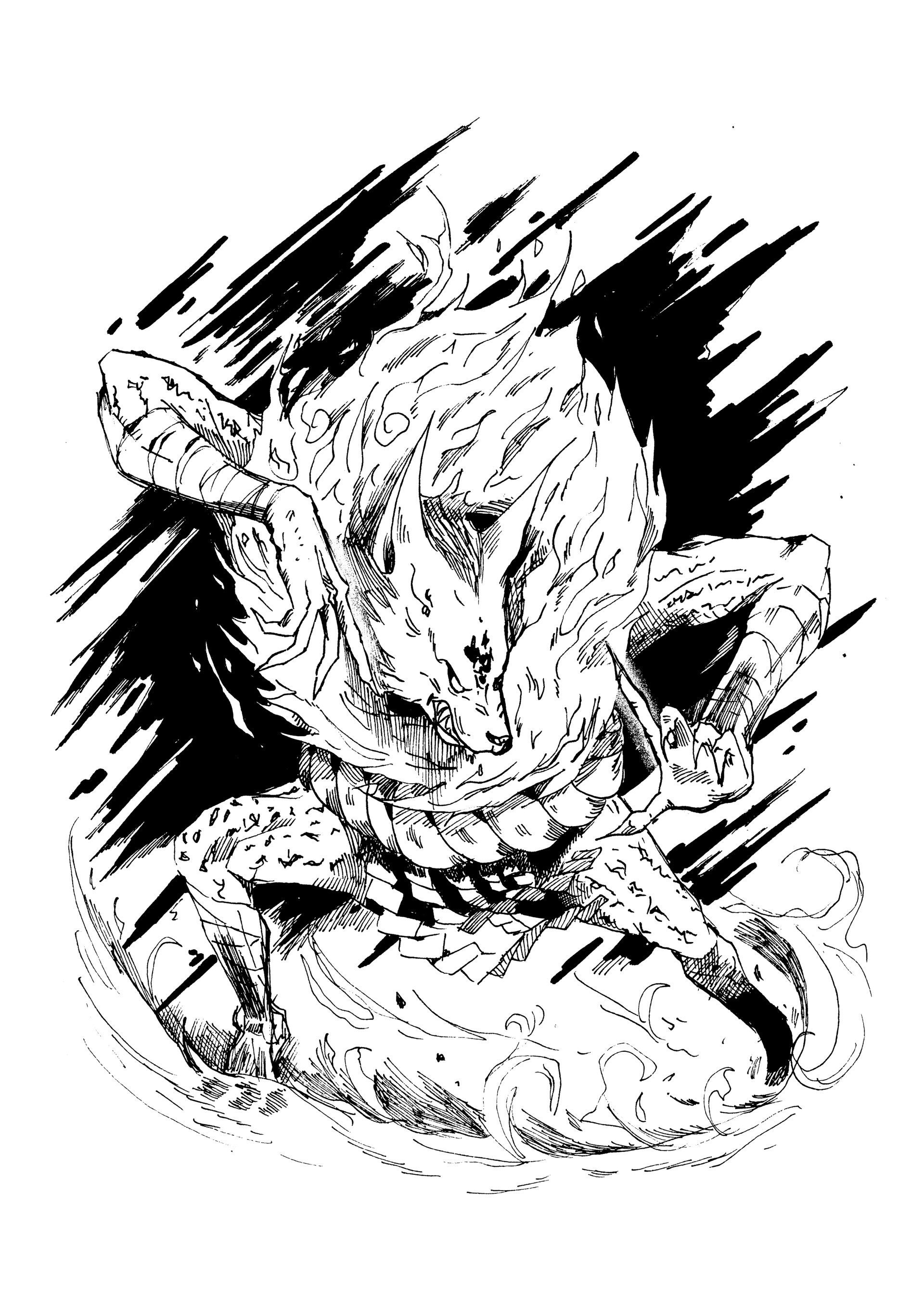 Sukma Agustriyana - Inktober 2015 [RIDER Monster Series Part 1]