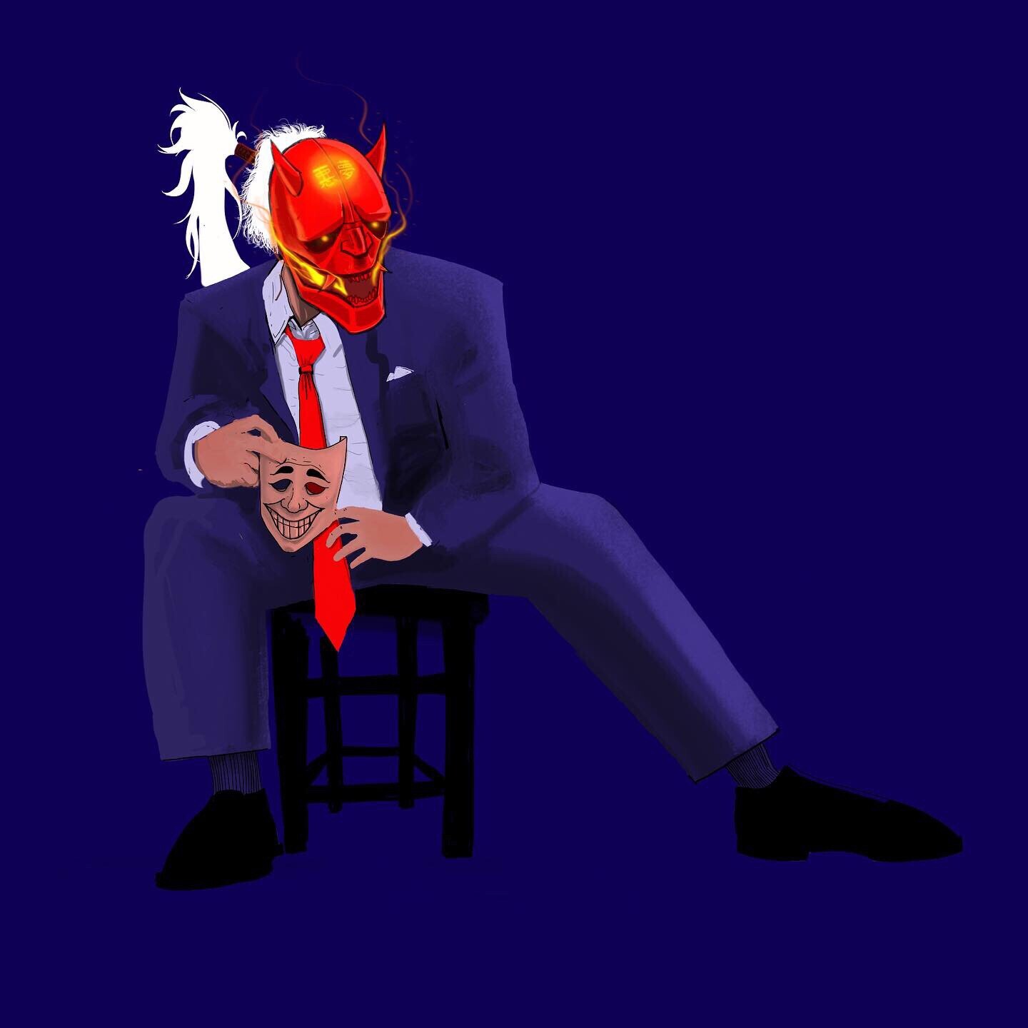 ArtStation - Gentleman Oni