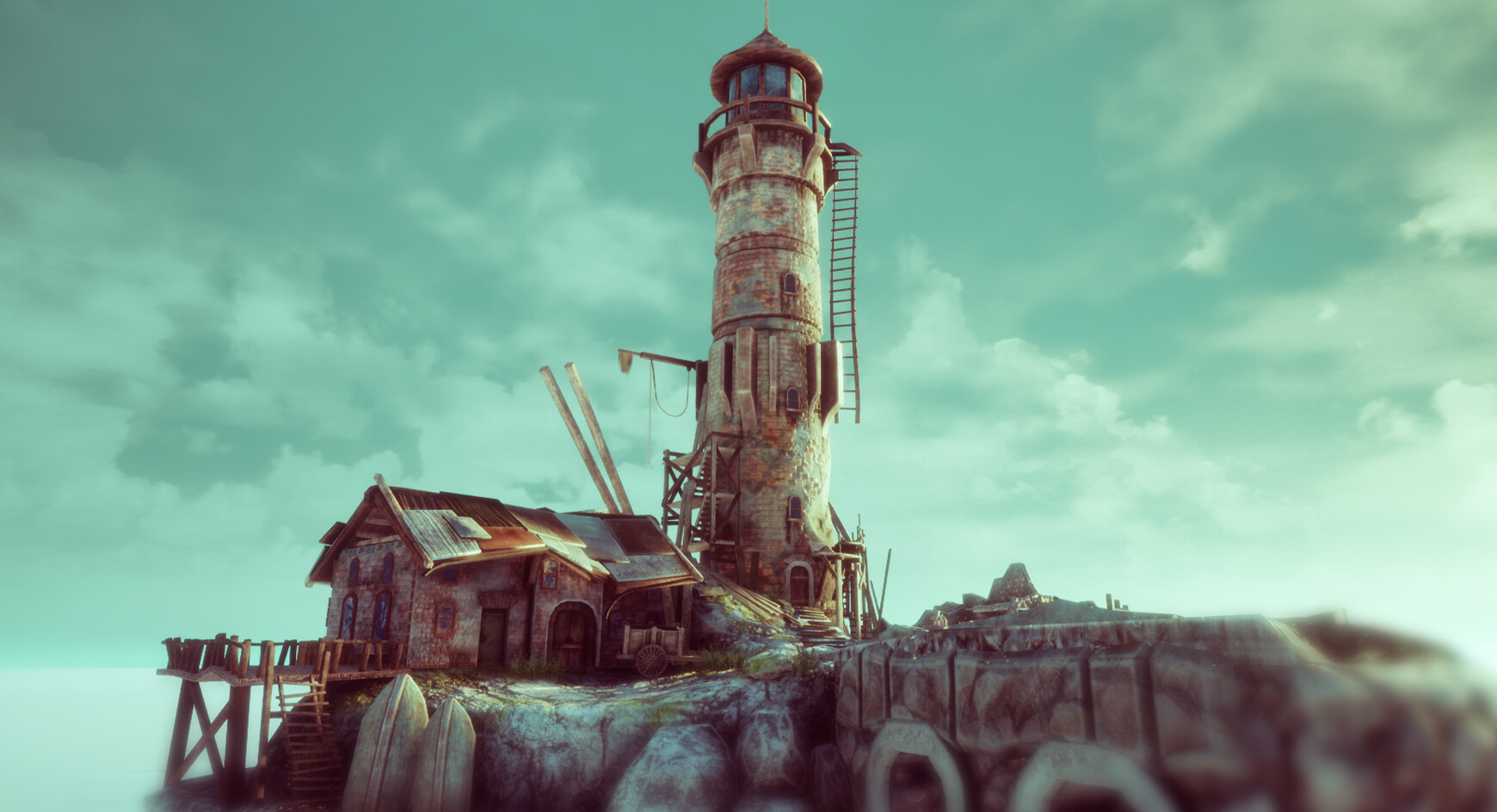 Audrey Trekker - Damaged Lighthouse