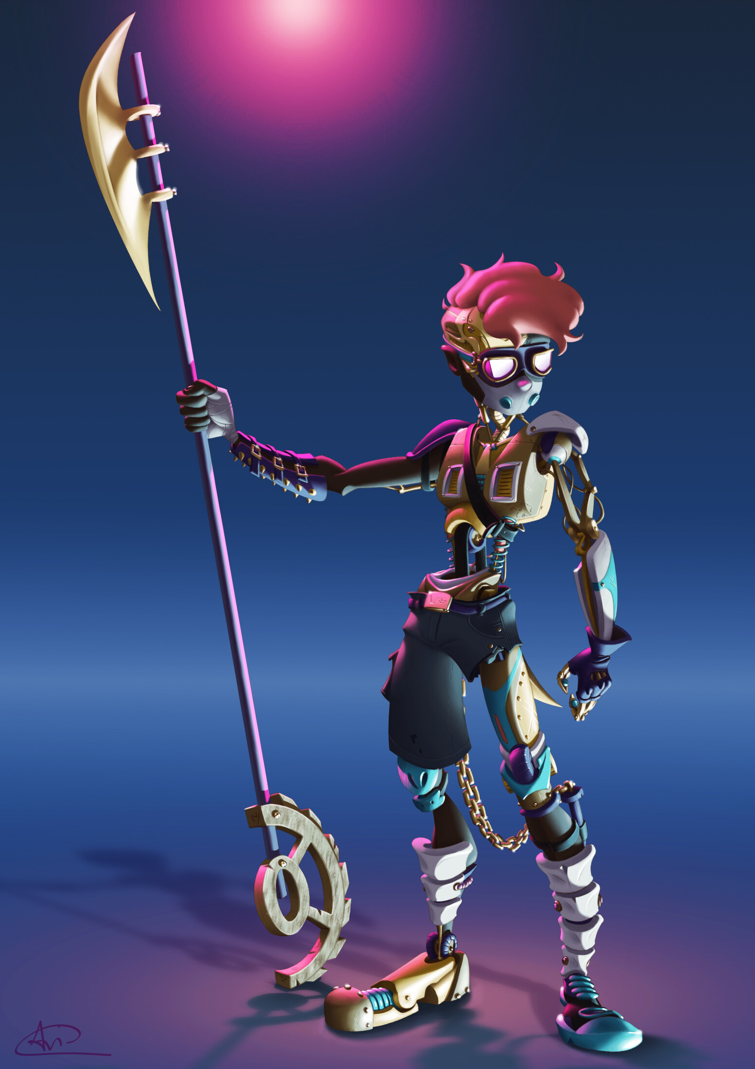 ArtStation - Dystopian cyborg