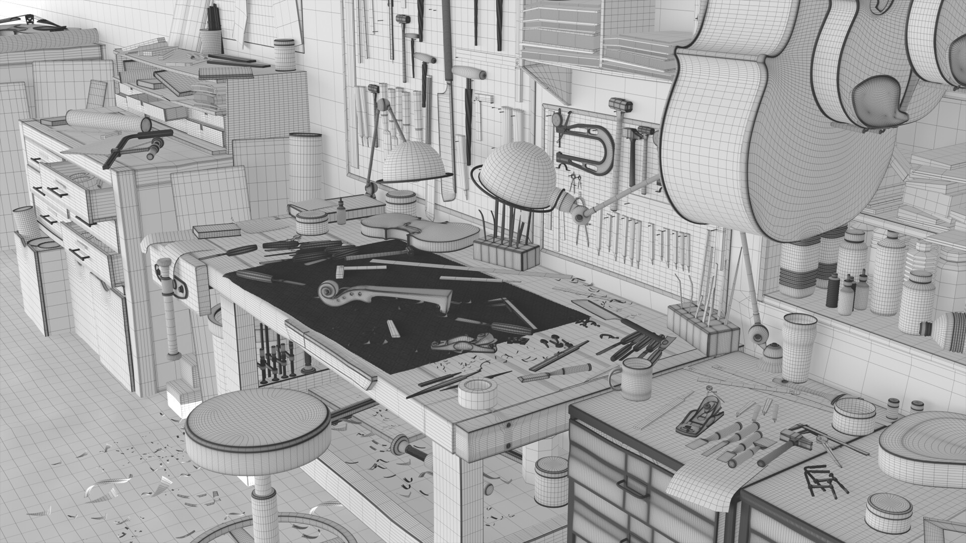 Séverin Valran - the violinmaker's workshop