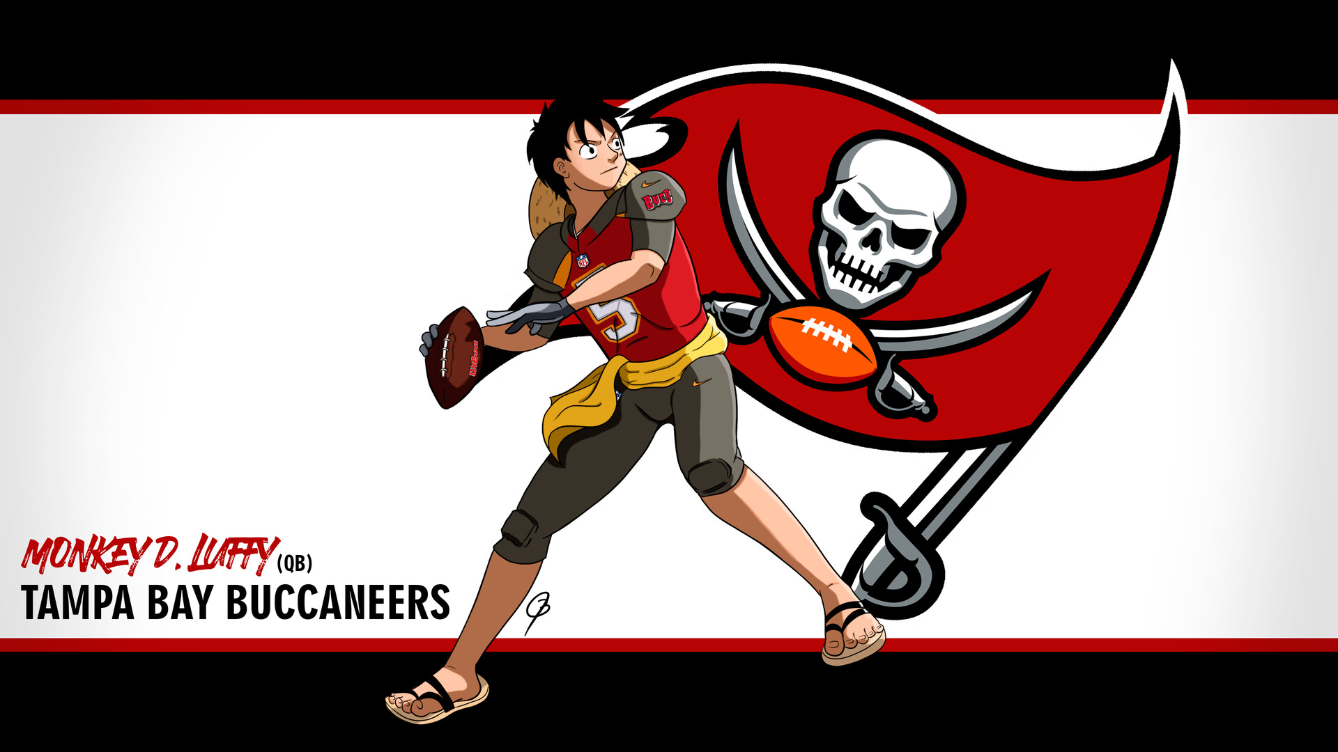 Bárbara Fiorot - Monkey D. Luffy (Tampa Bay Buccaneers)