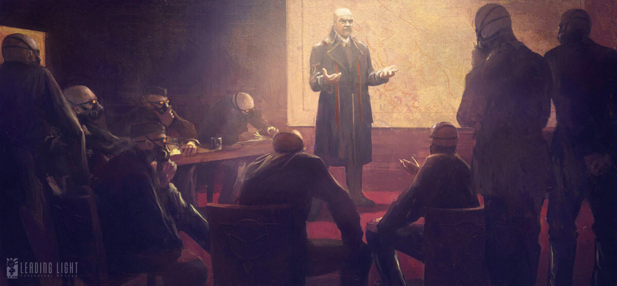 ArtStation - Killzone II concept art: Visari with his generals