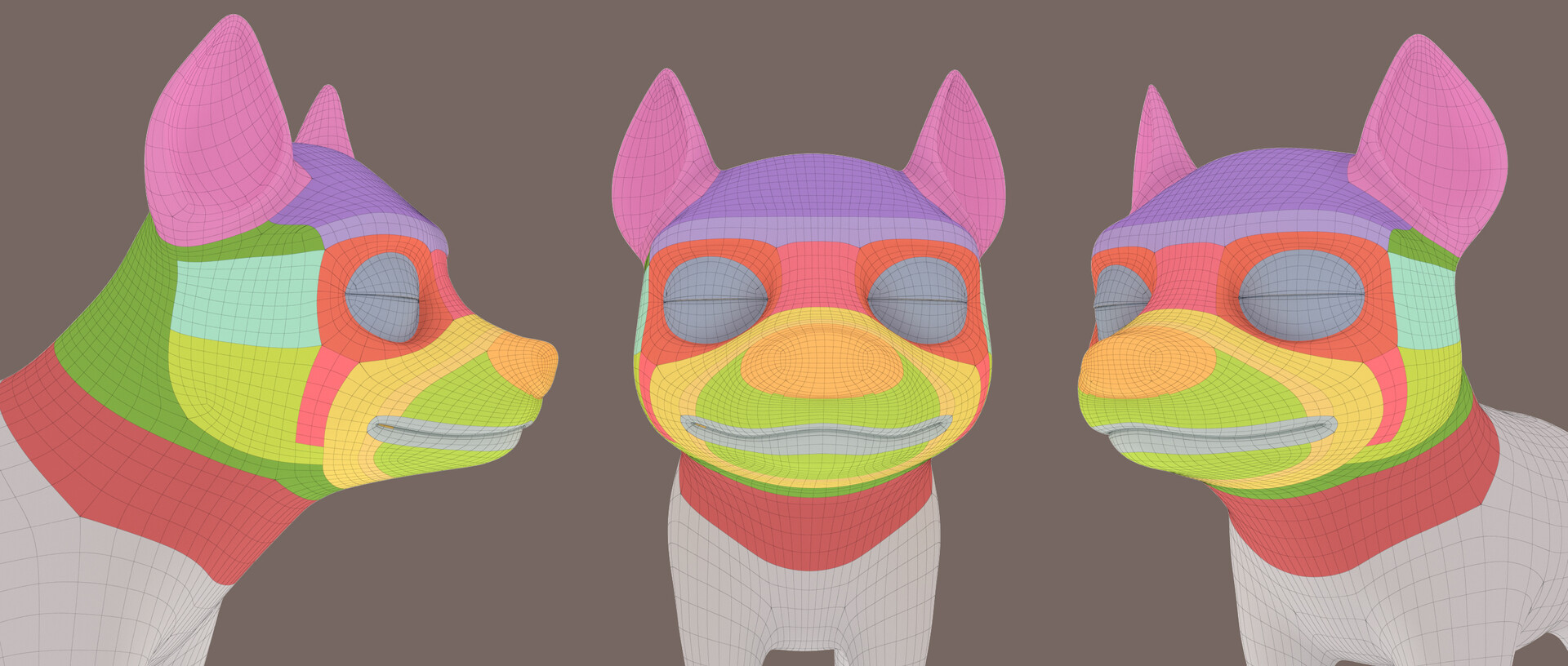 Christian cg - Modeling, Retopology and Edge flow design.