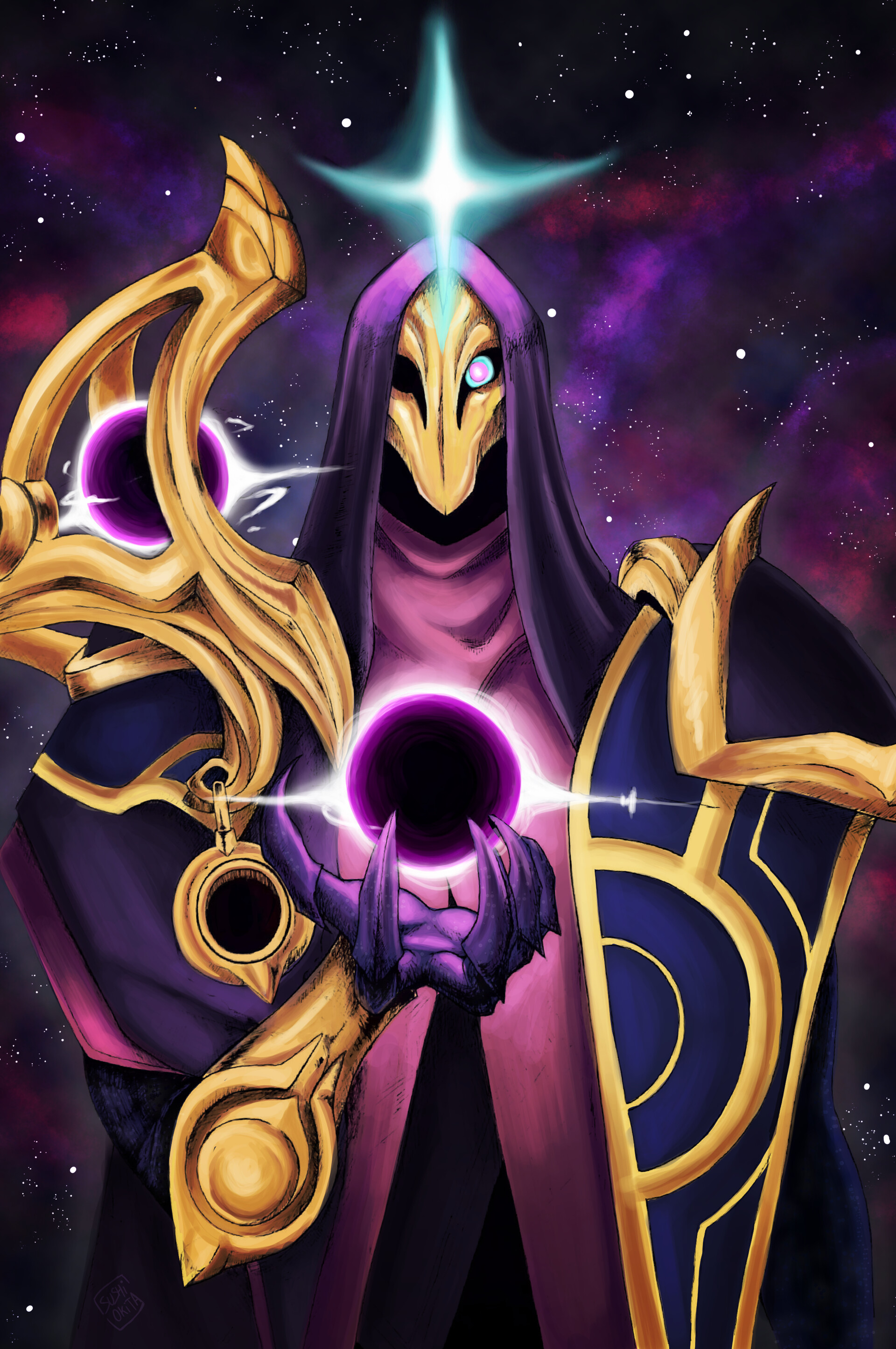 ArtStation - Dark Cosmic Jhin