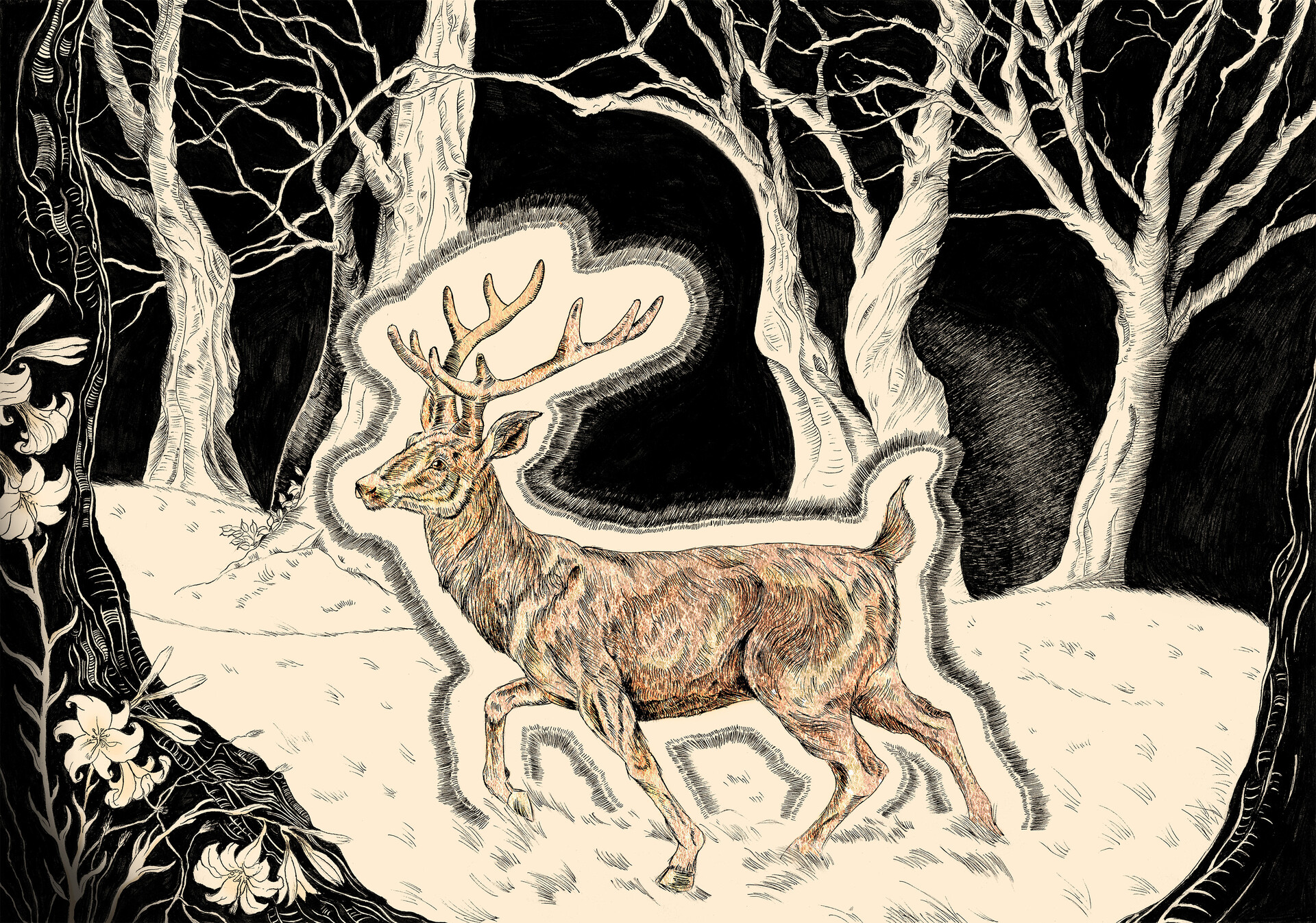 ArtStation - The Golden Stag