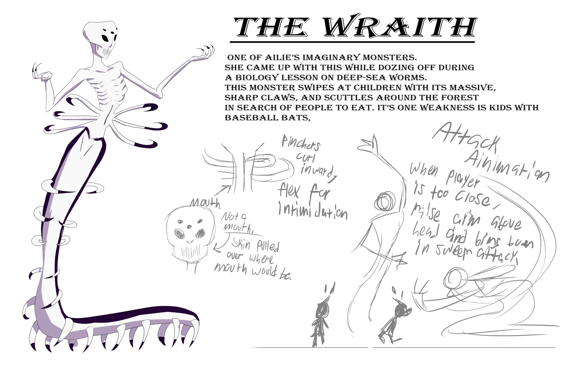 ArtStation - Wraith Character Sheet