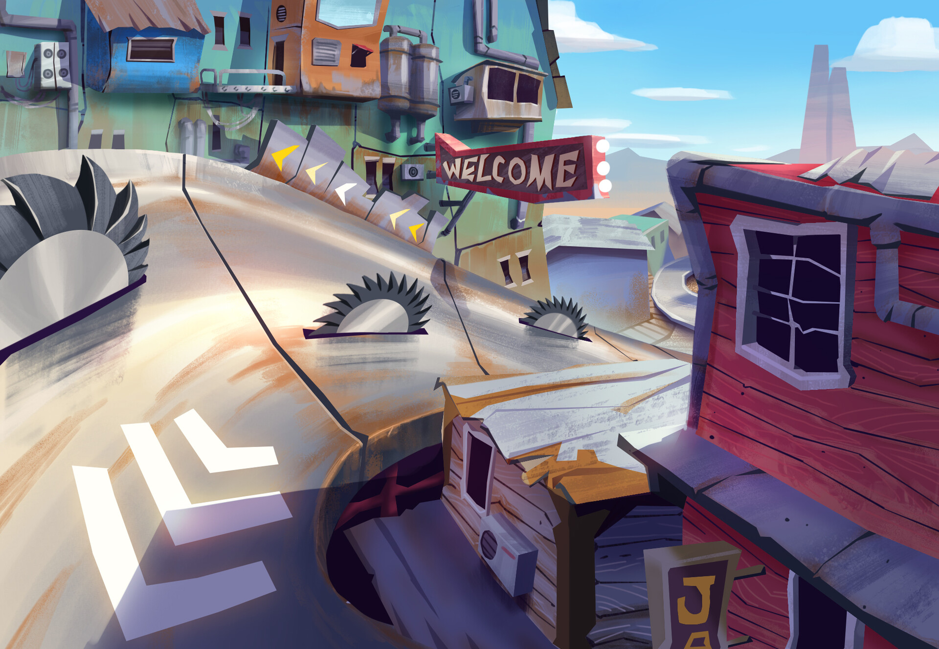 ArtStation - race game