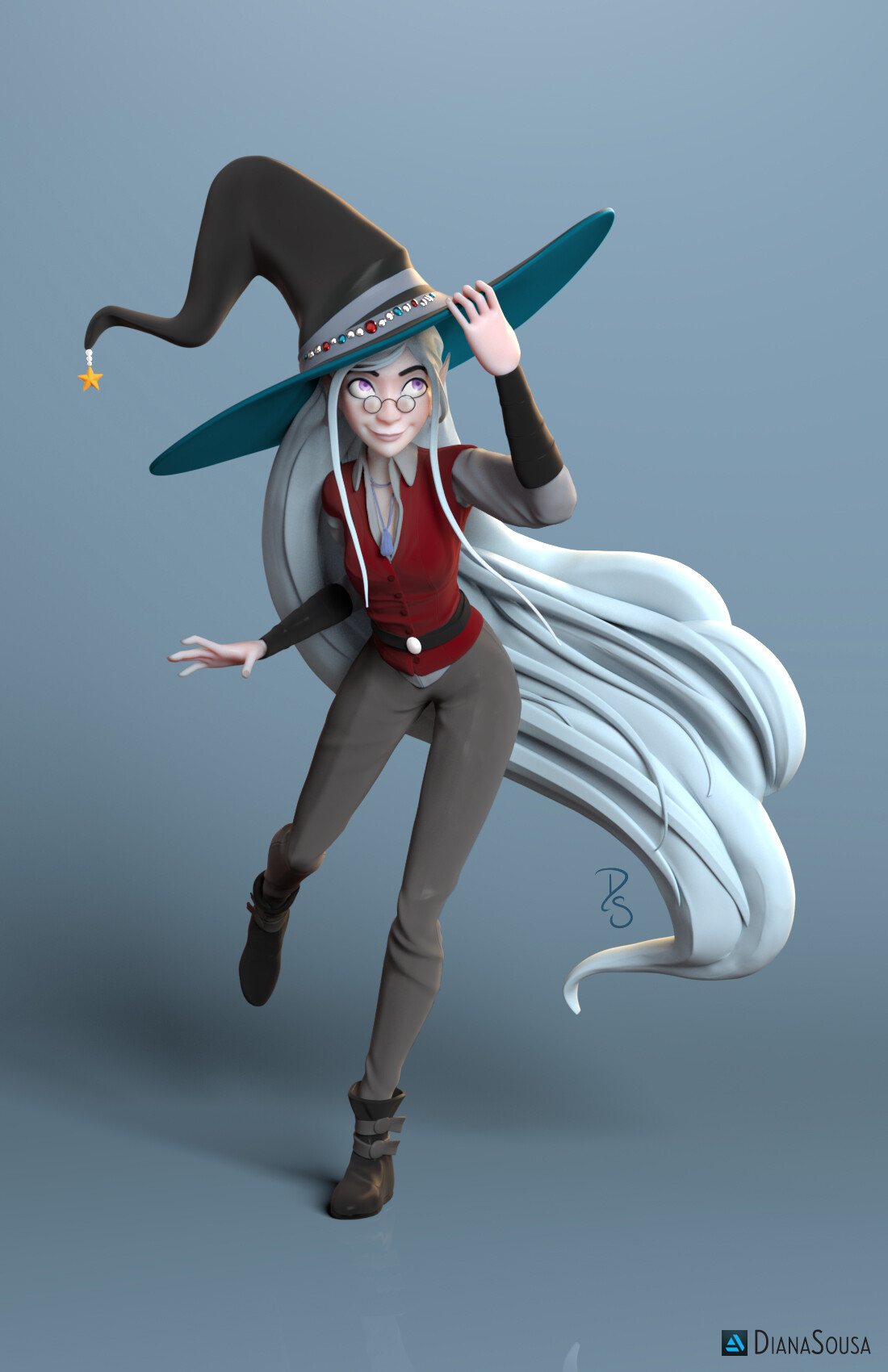 ArtStation - Aurora, the Wizard