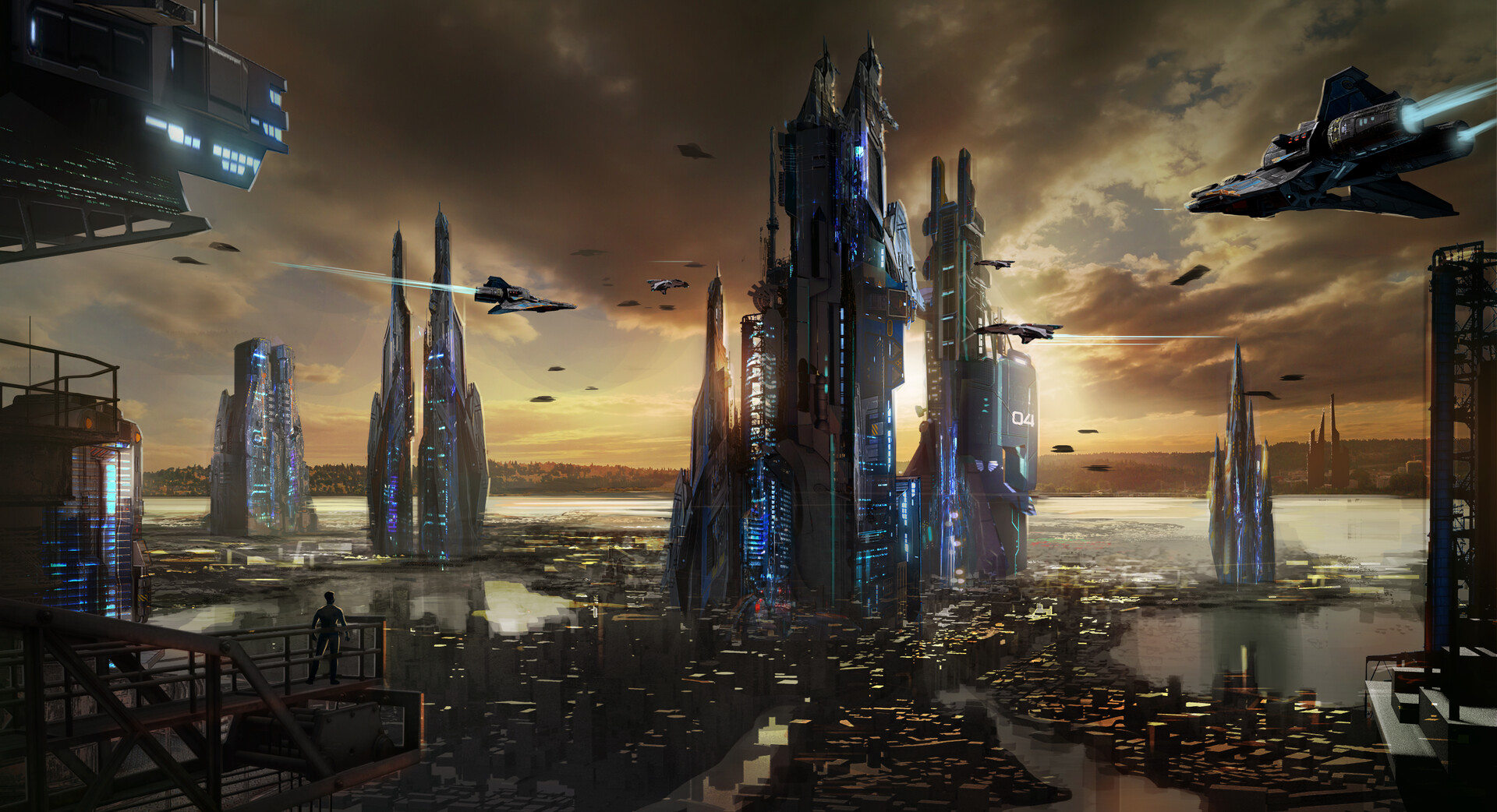 ArtStation - Sci-fi City