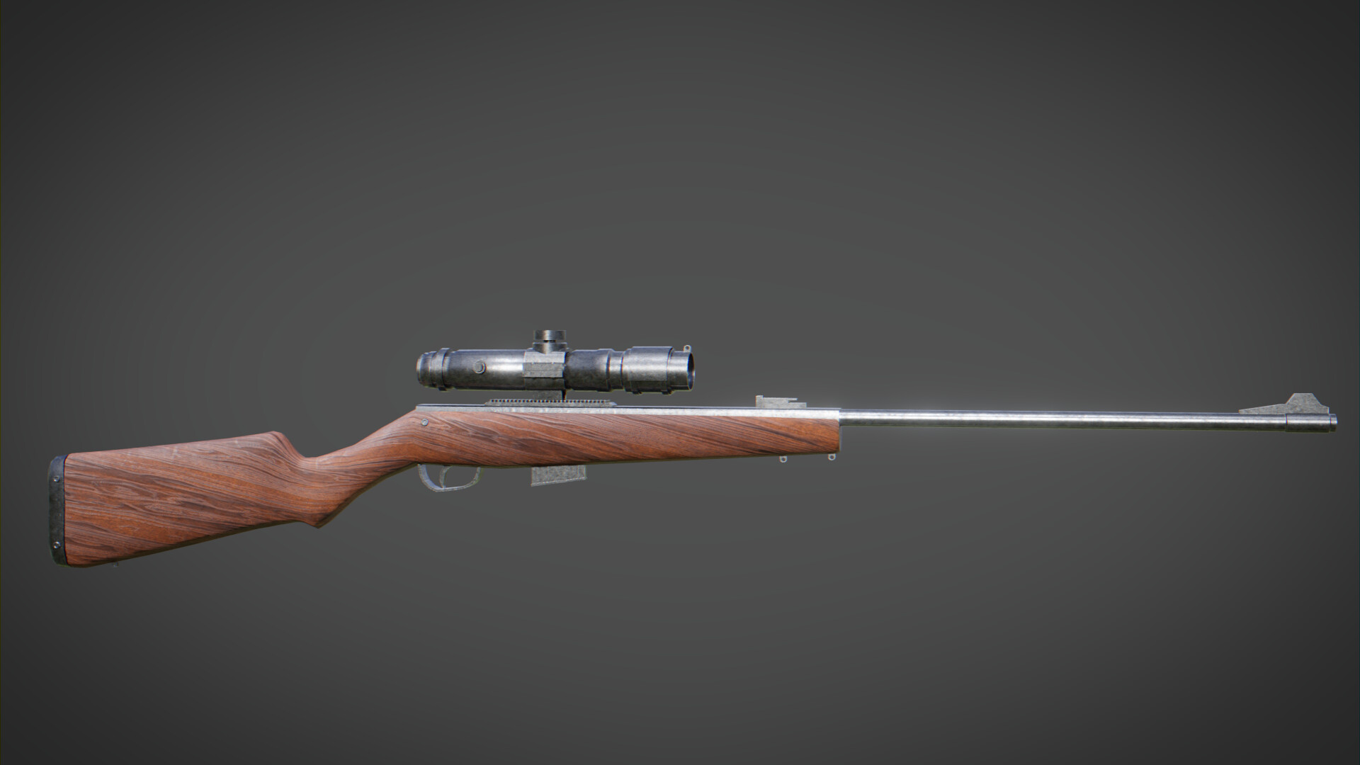 ArtStation - Simple hunting rifle