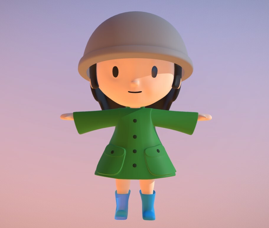 ArtStation - Liz - 3D Character design