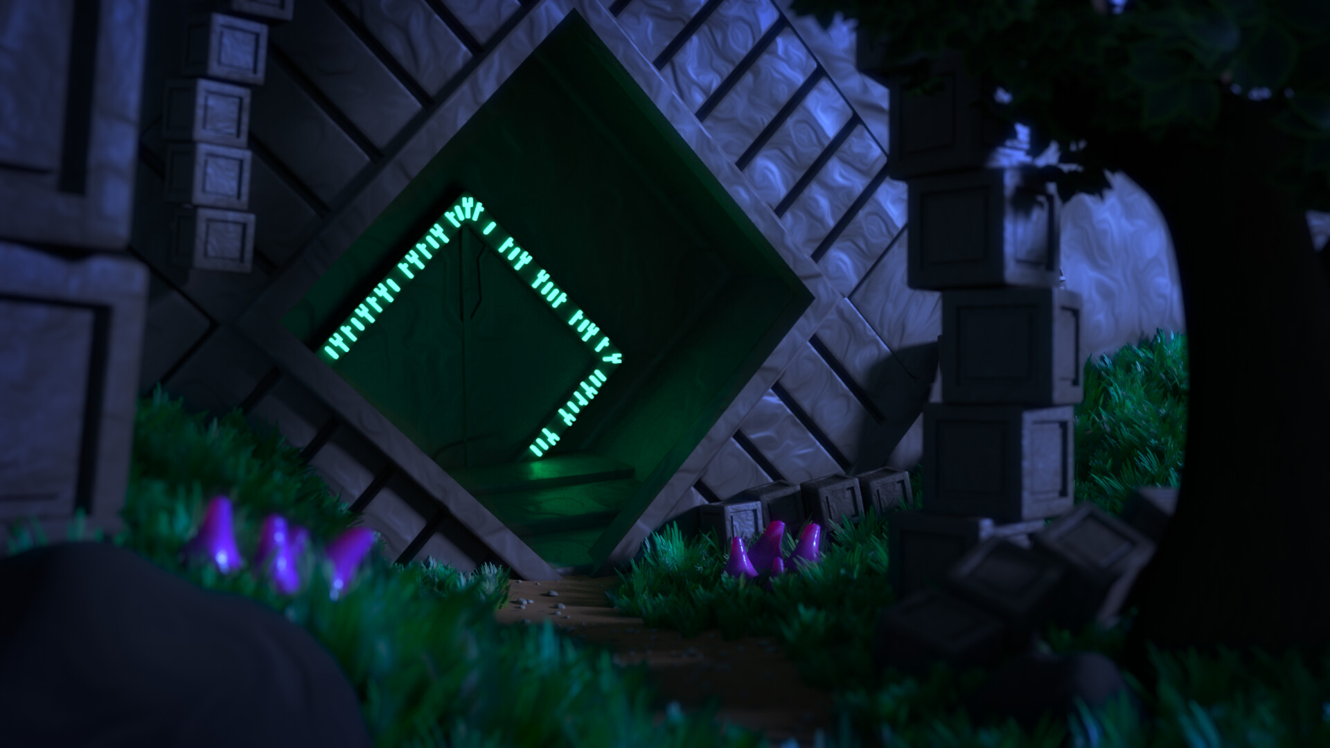 ArtStation - Forest temple