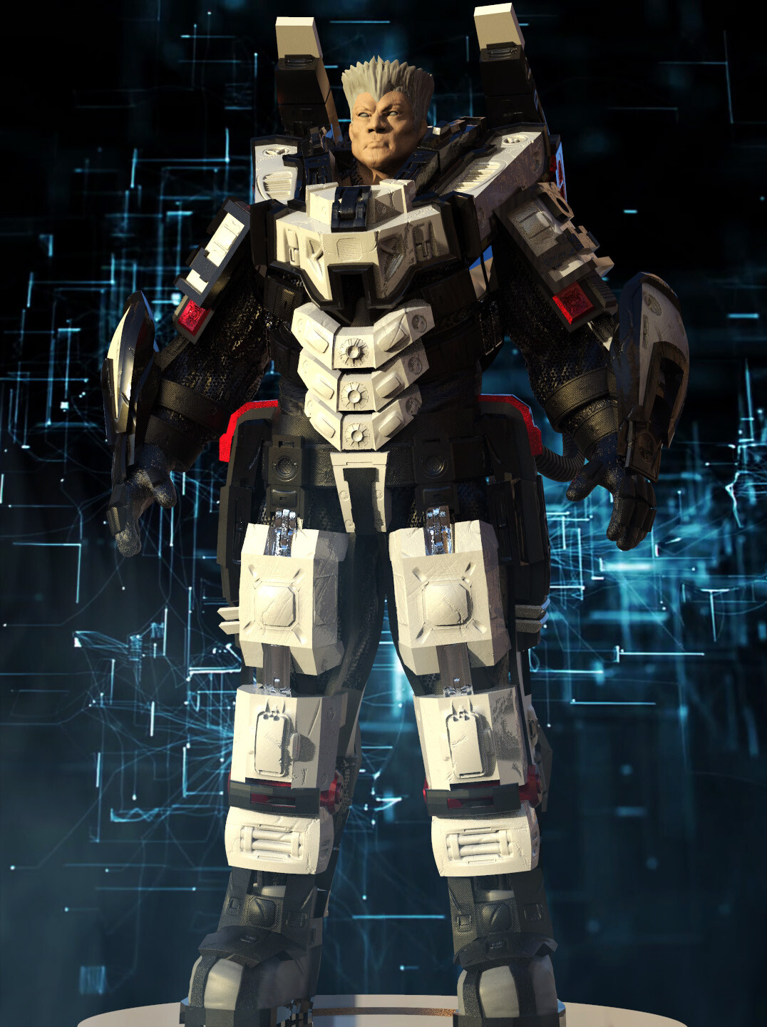 ArtStation - HEAVY SCI-FI ARMOR RENDERINGS