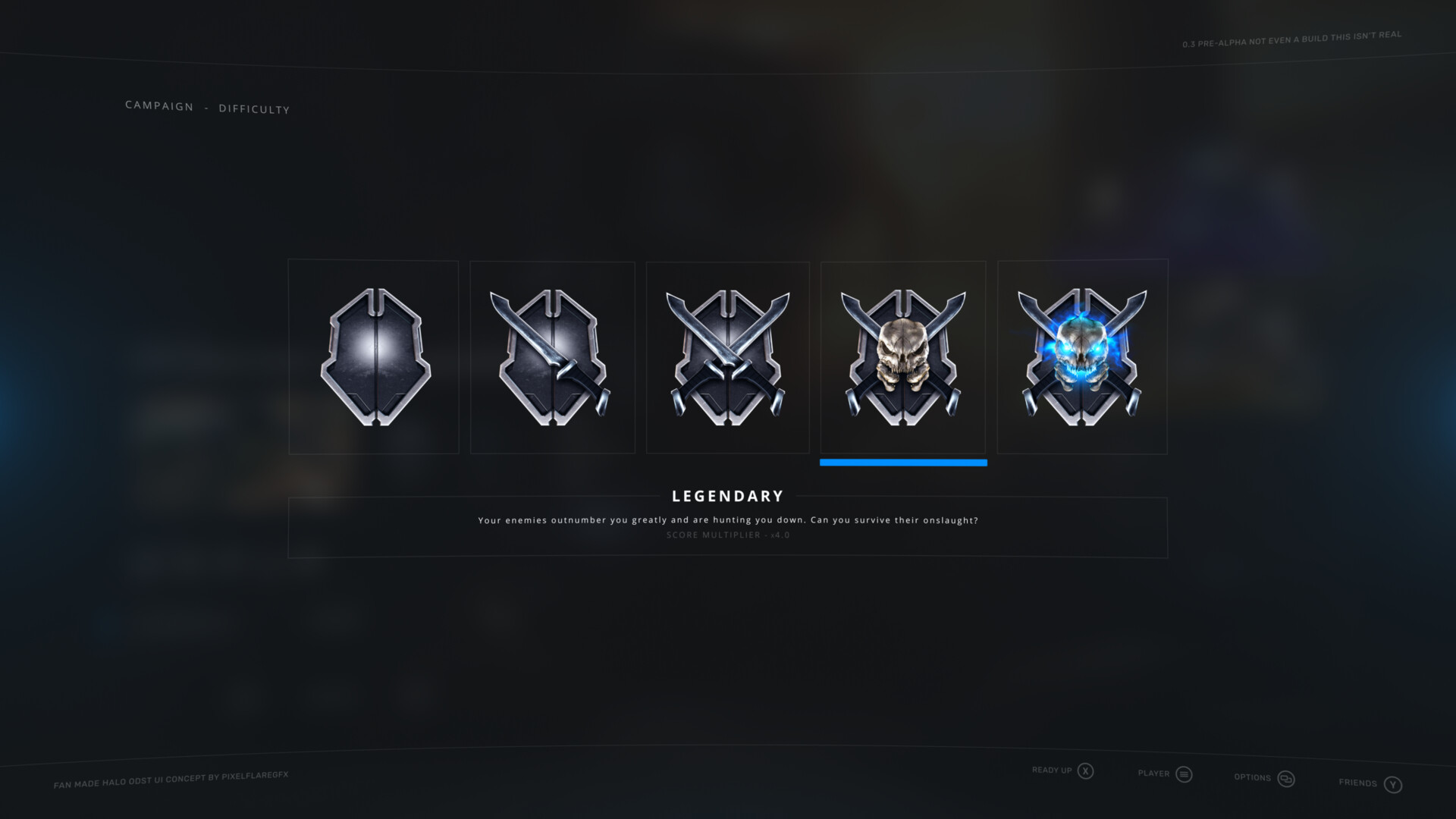 William Cameron - Halo ODST 2 UI Concept (Fan Made)