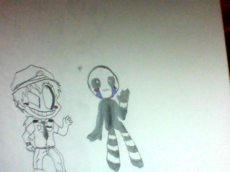 ArtStation - Purple guy and the puppet sketch