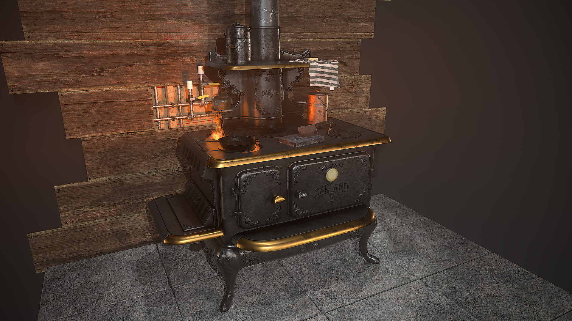 Hemingway Gagnon - Old Cast Iron Oven