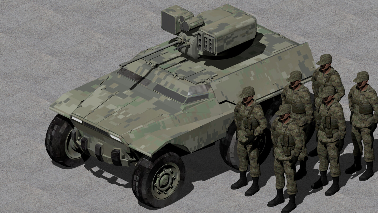 William Byrd - XM800 Armored Reconnaissance Scout Vehicle