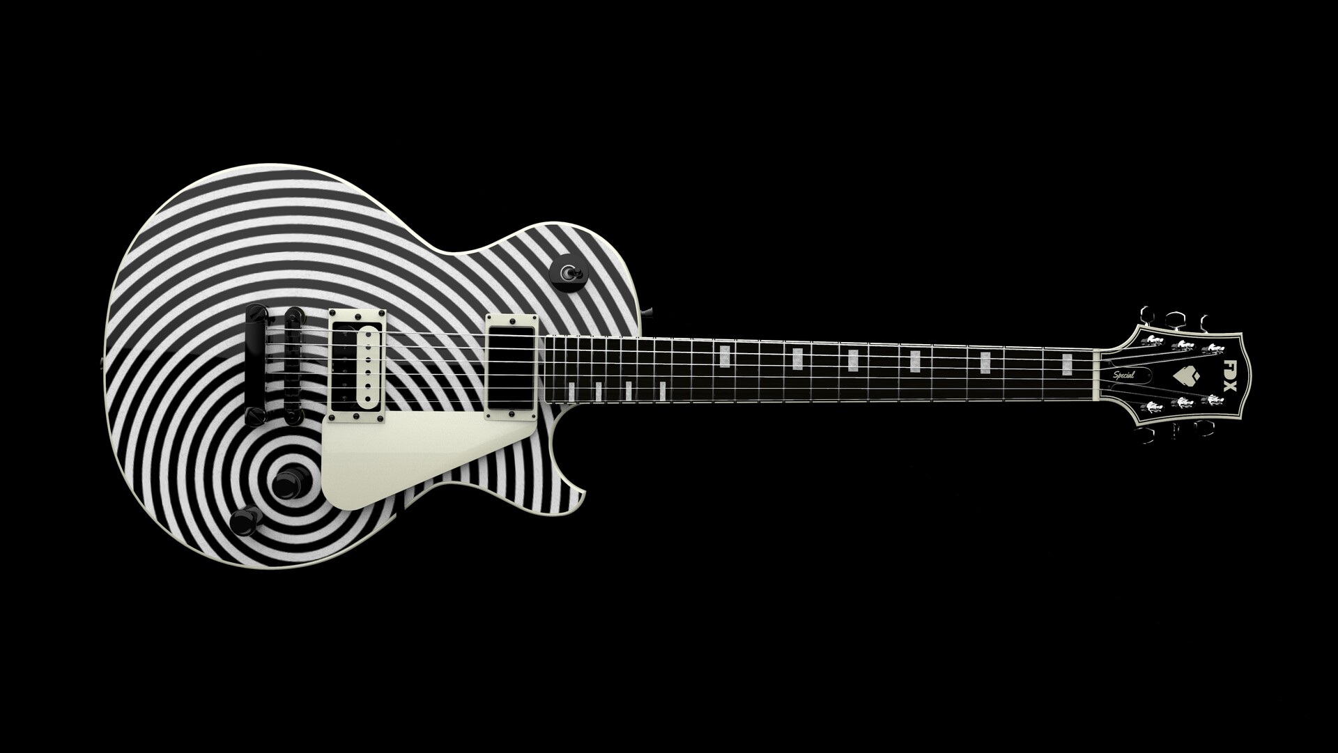 ArtStation - Concept Guitar FDX Lespaul Special II