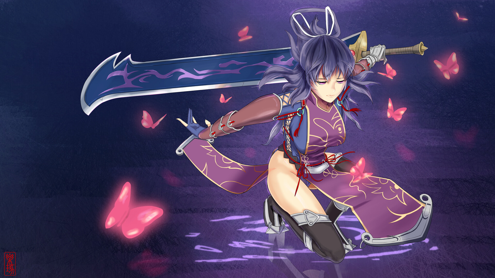 ArtStation - Moon butterfly - Rixia Mao