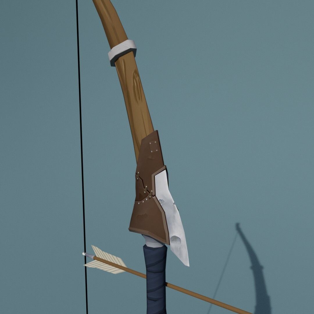 ArtStation - Low-poly bow.