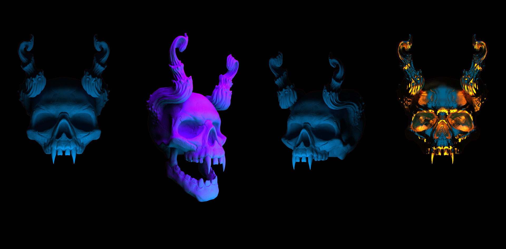 Vampire Skull Wallpaper