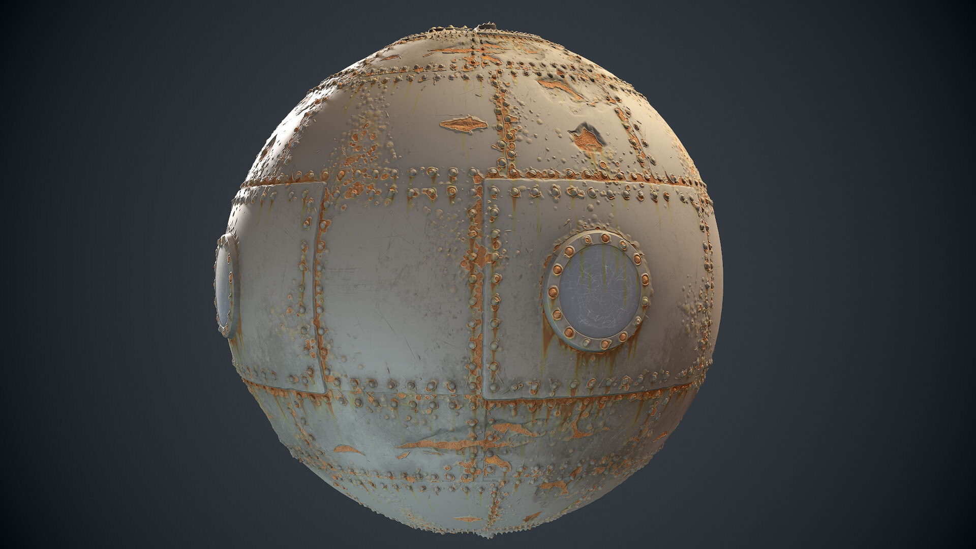 ArtStation - Stylized metal ship