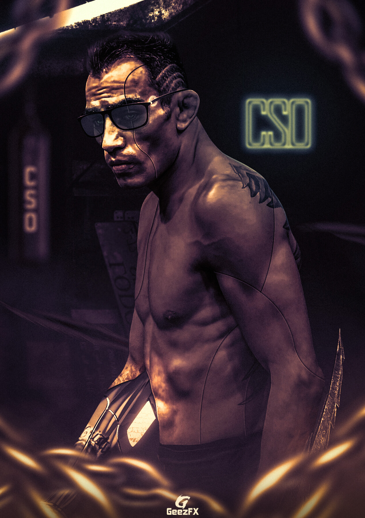 ArtStation - MMA x CYBERPUNK 4