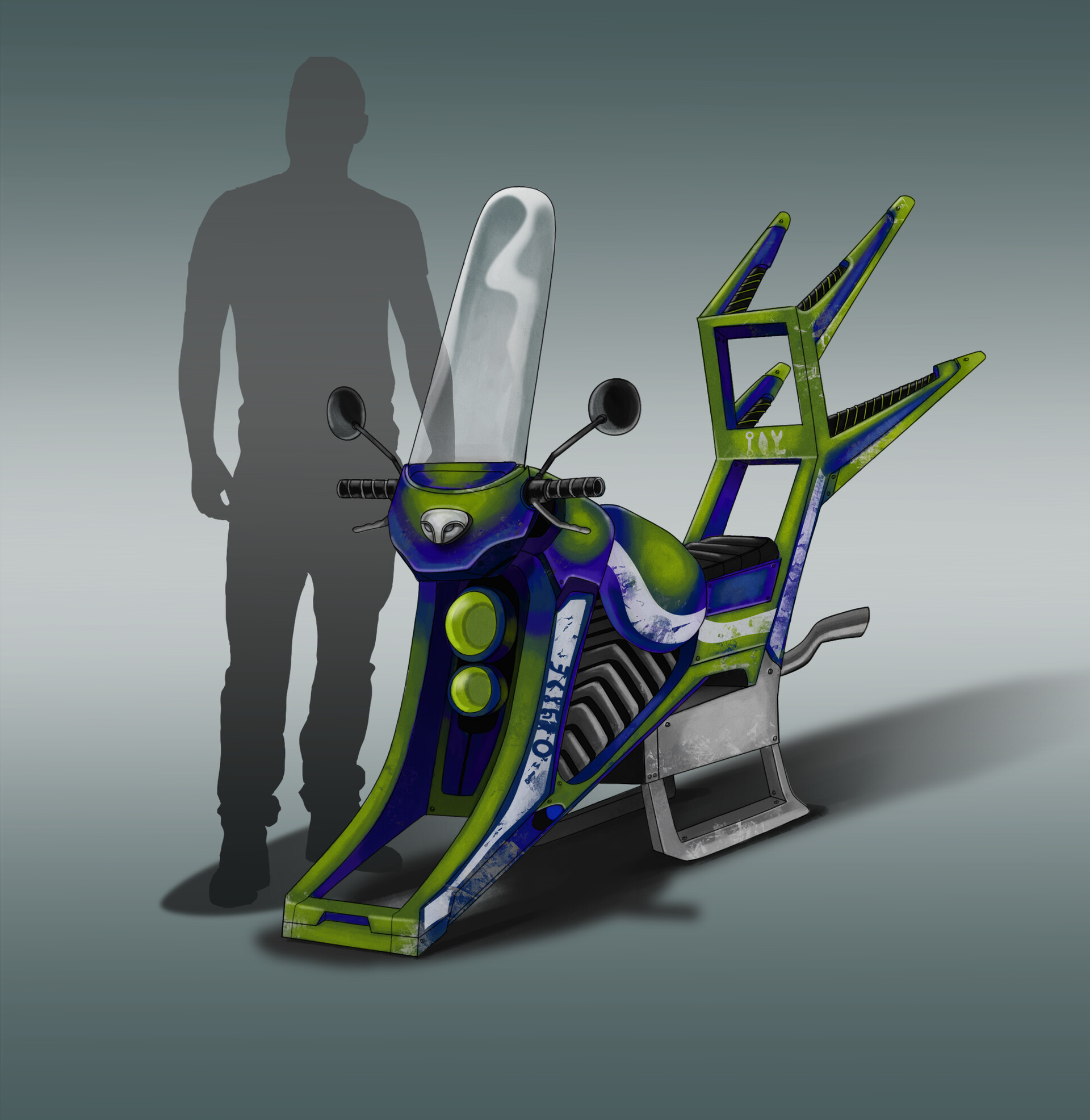 Ryleigh Thompson - Futuristic Hoverbike