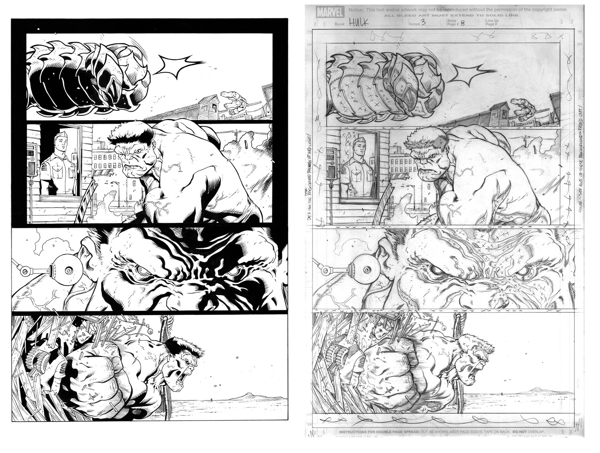 ArtStation - Comic Book Inking Samples