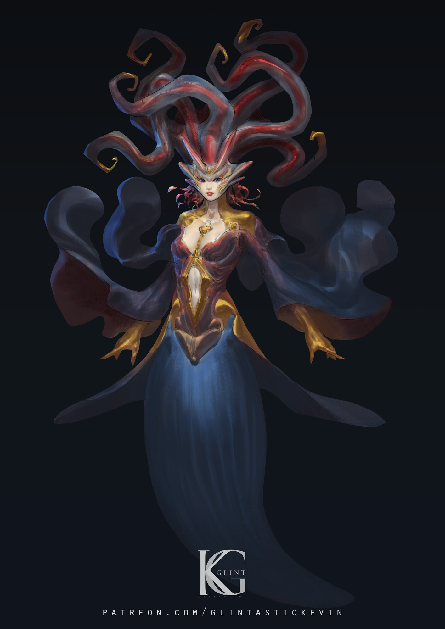 Kevin Glint Studios - Sea Angel Girl