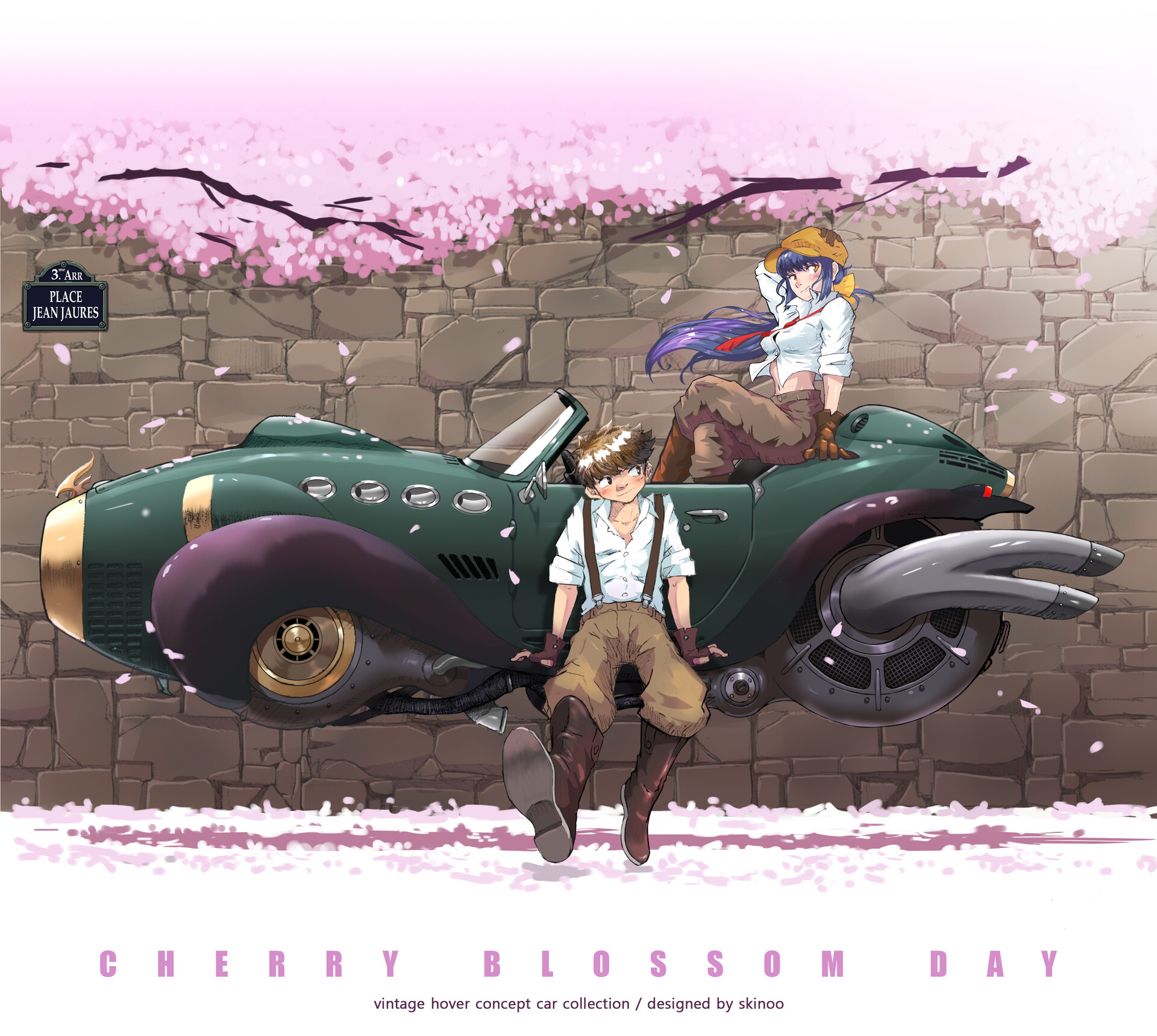 ArtStation - Vintage Hover Car