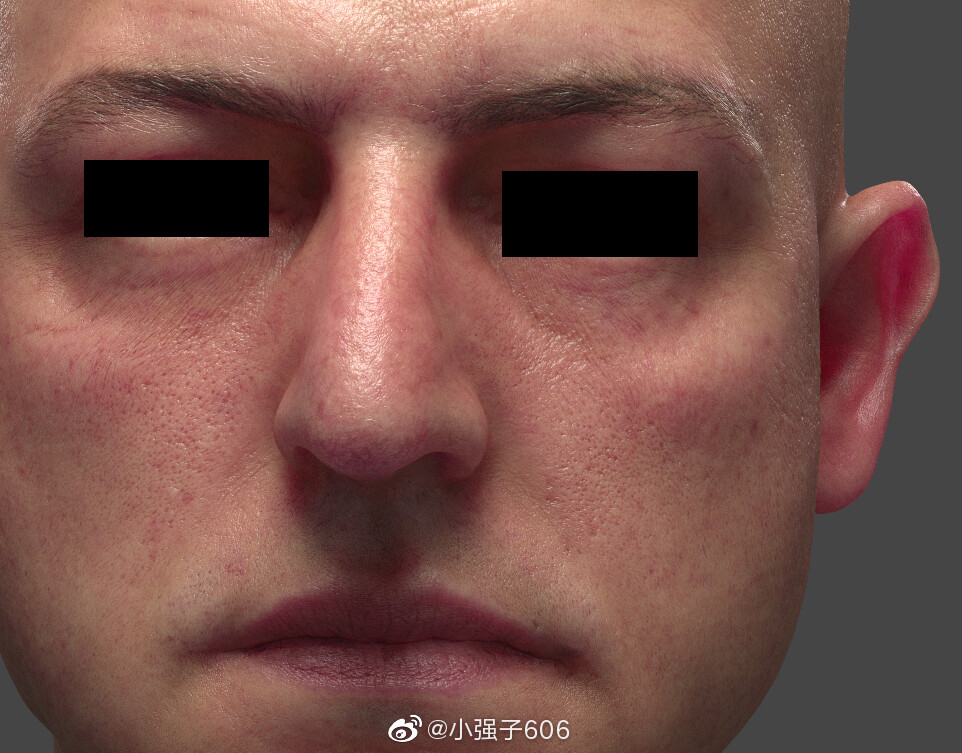 ArtStation - skin shader render demo
